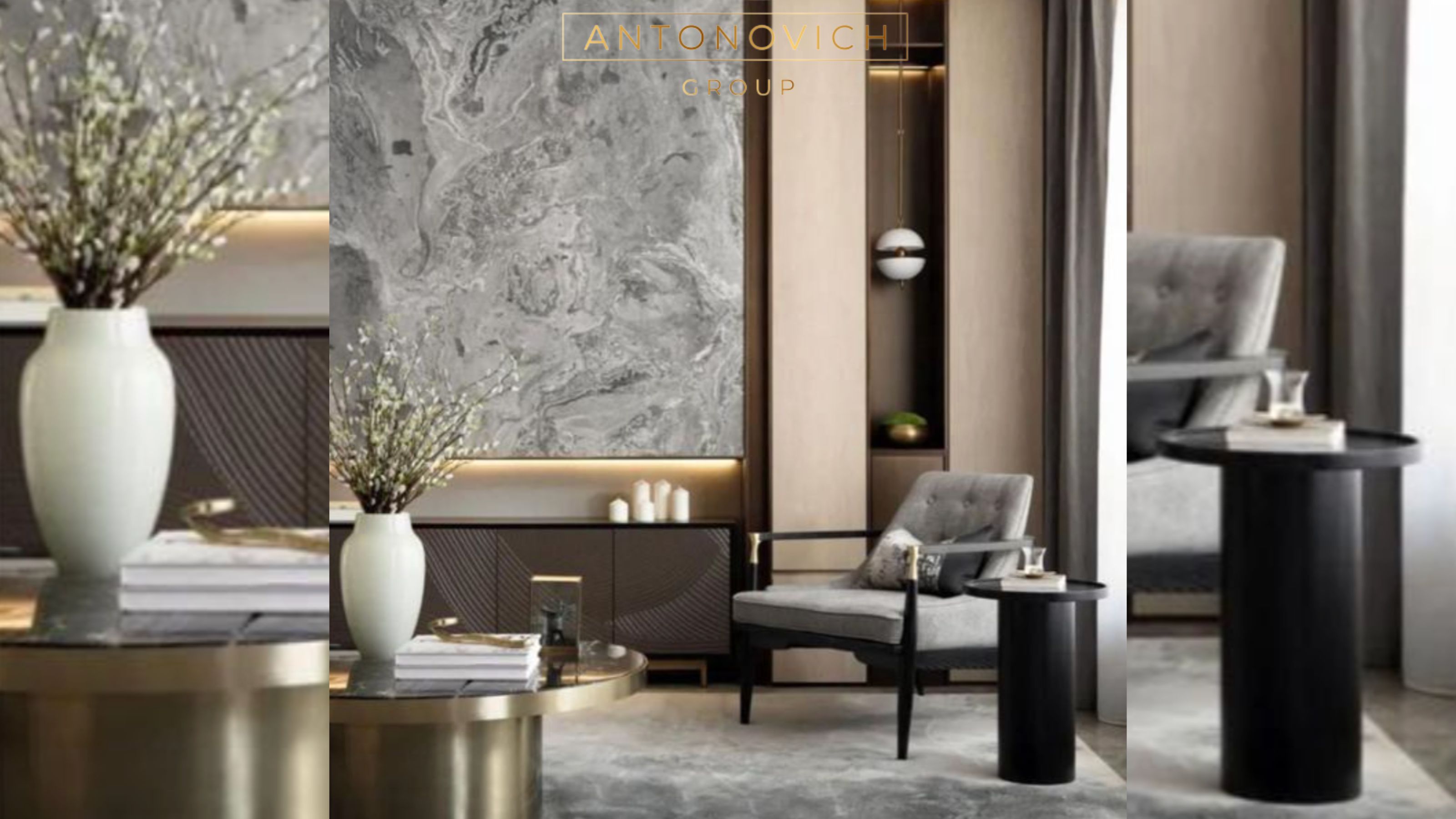 Modern Bedroom Interior Design Solution by LUXURY ANTONOVICH DESIGN ...