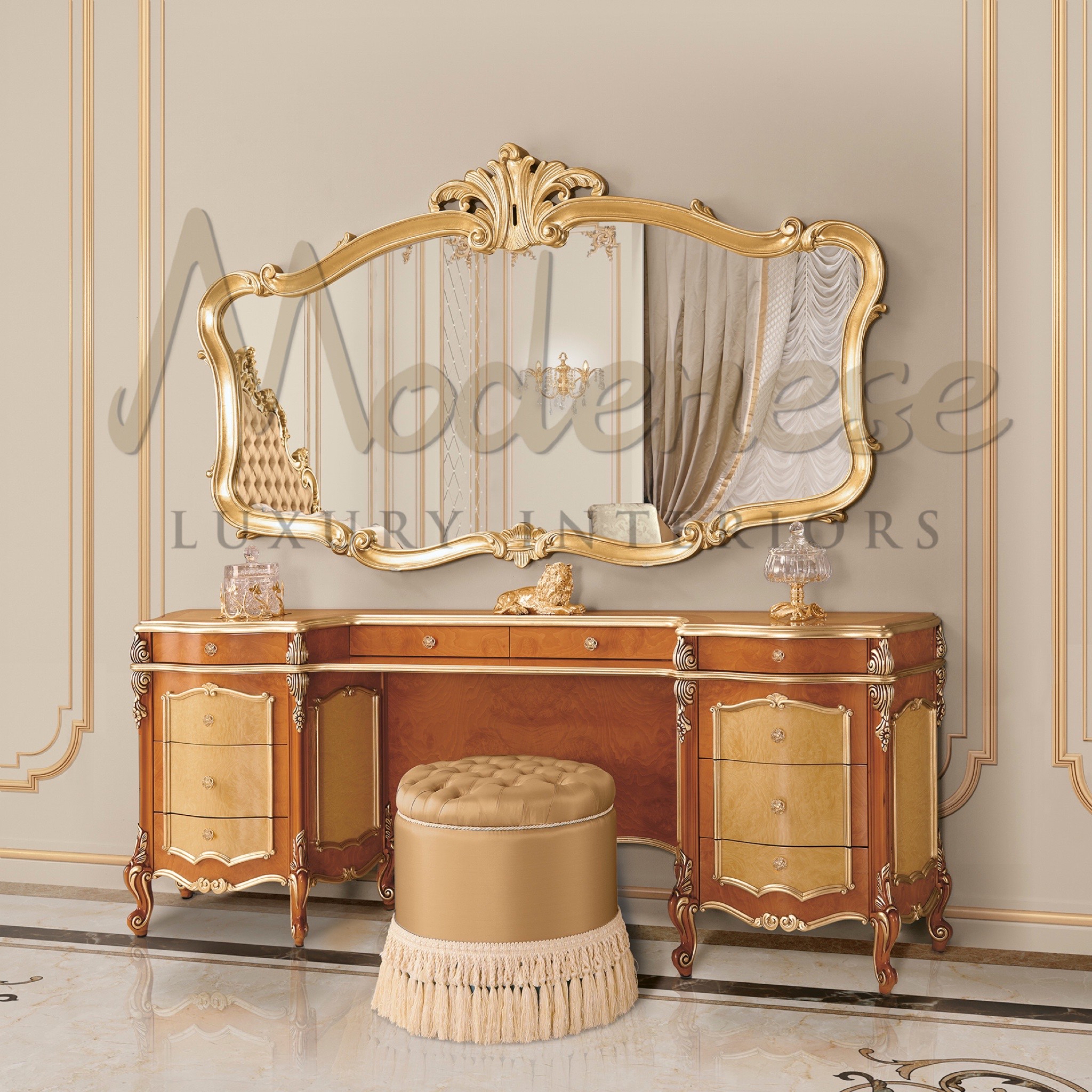 Classical Bedroom Design For Villa in Dubai by MODENESE Luxury ...