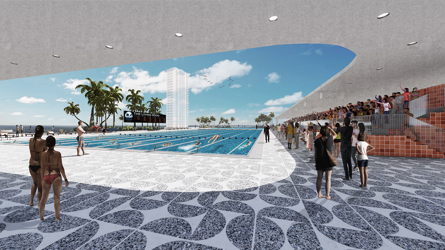 Miami Beach Aquatic and Cultural Center by Brooks + Scarpa Architects ...