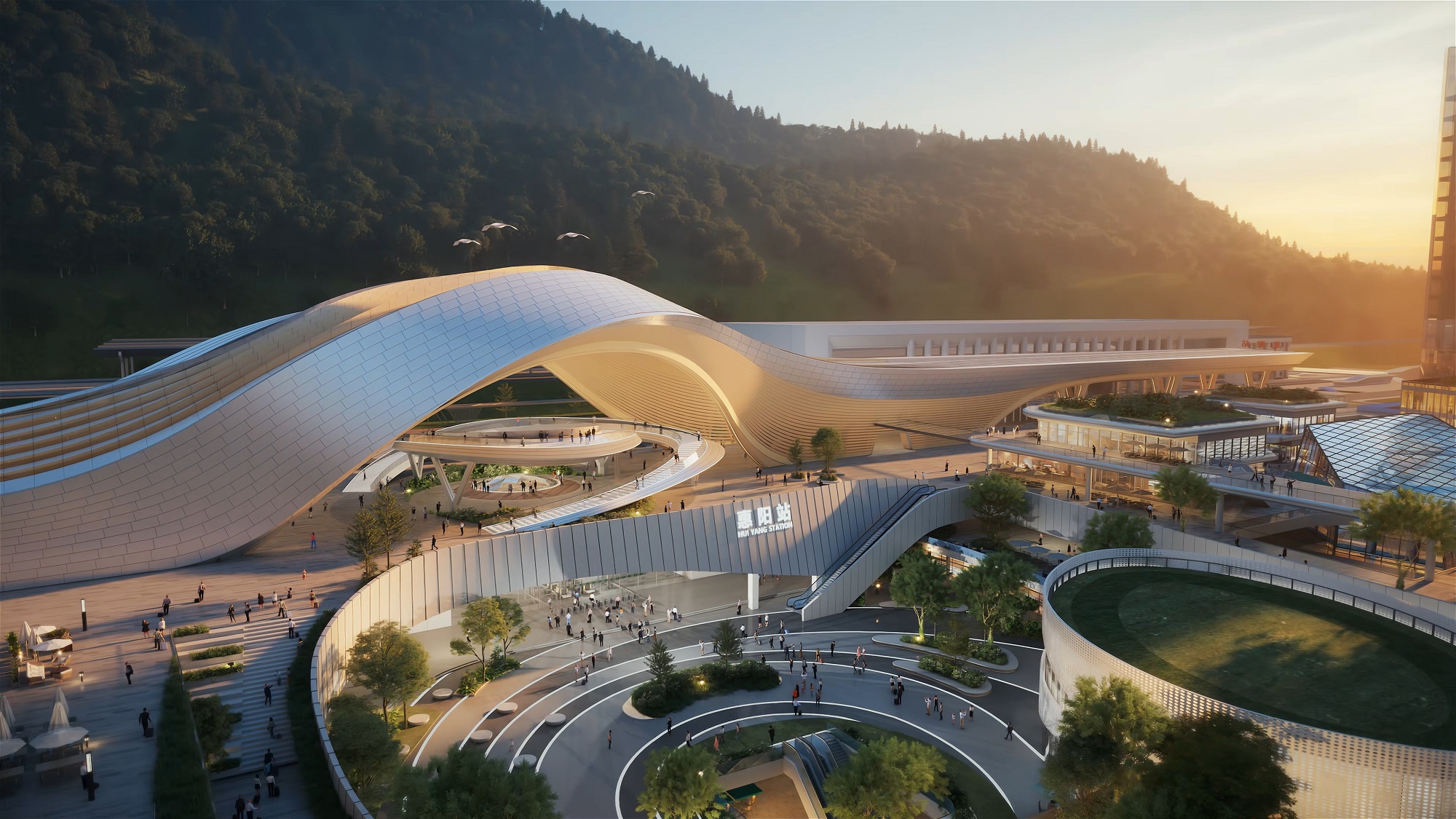 Huiyang Mixed-use Hub for the Greater Bay Area by Aedas - Architizer