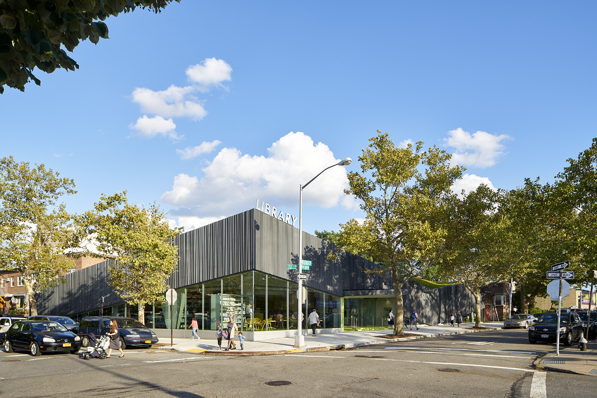 Kew Gardens Hills Library by WORKac - Architizer