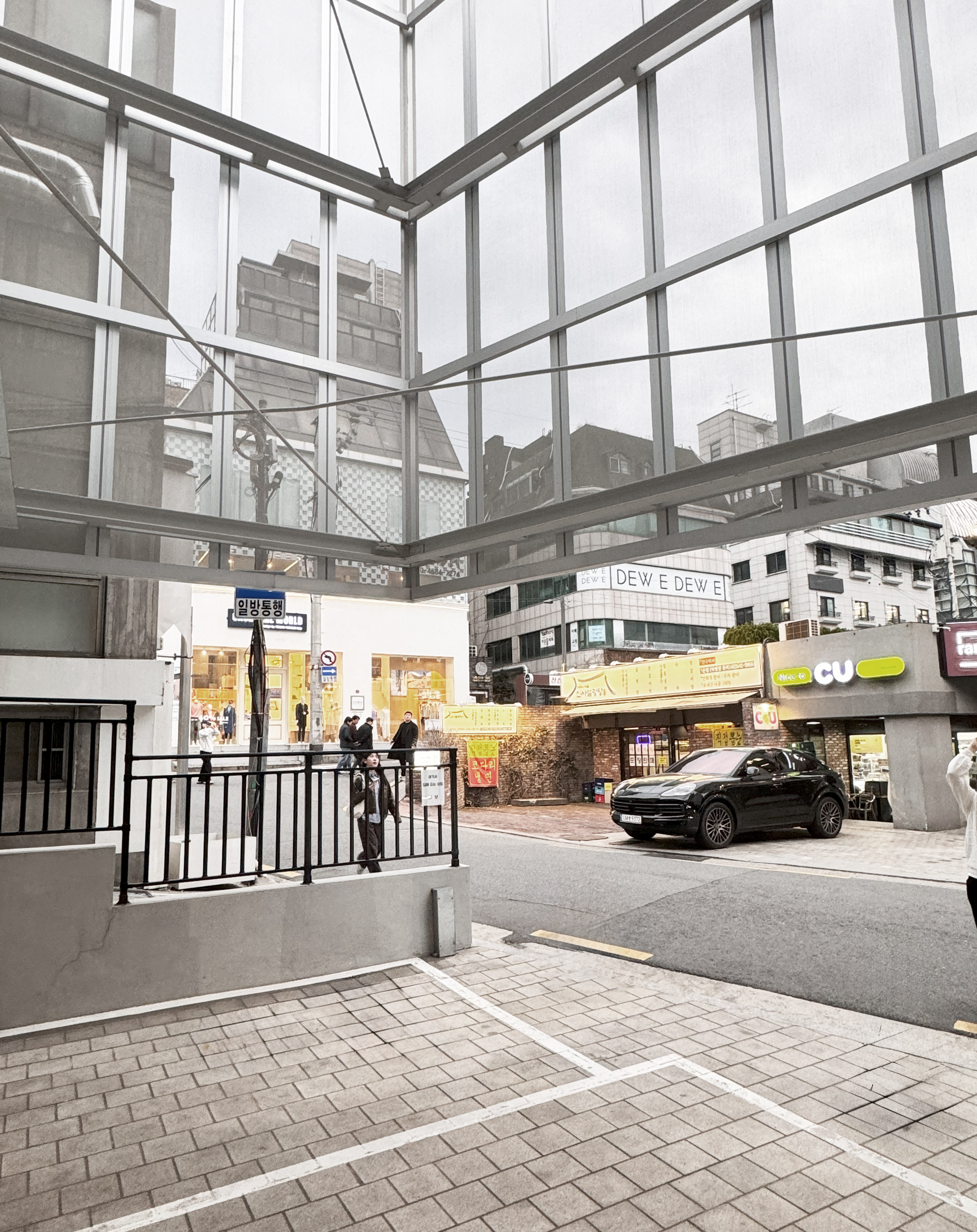 mesh membrane facades enfold archiworkshop's sinsa S8 commercial ...