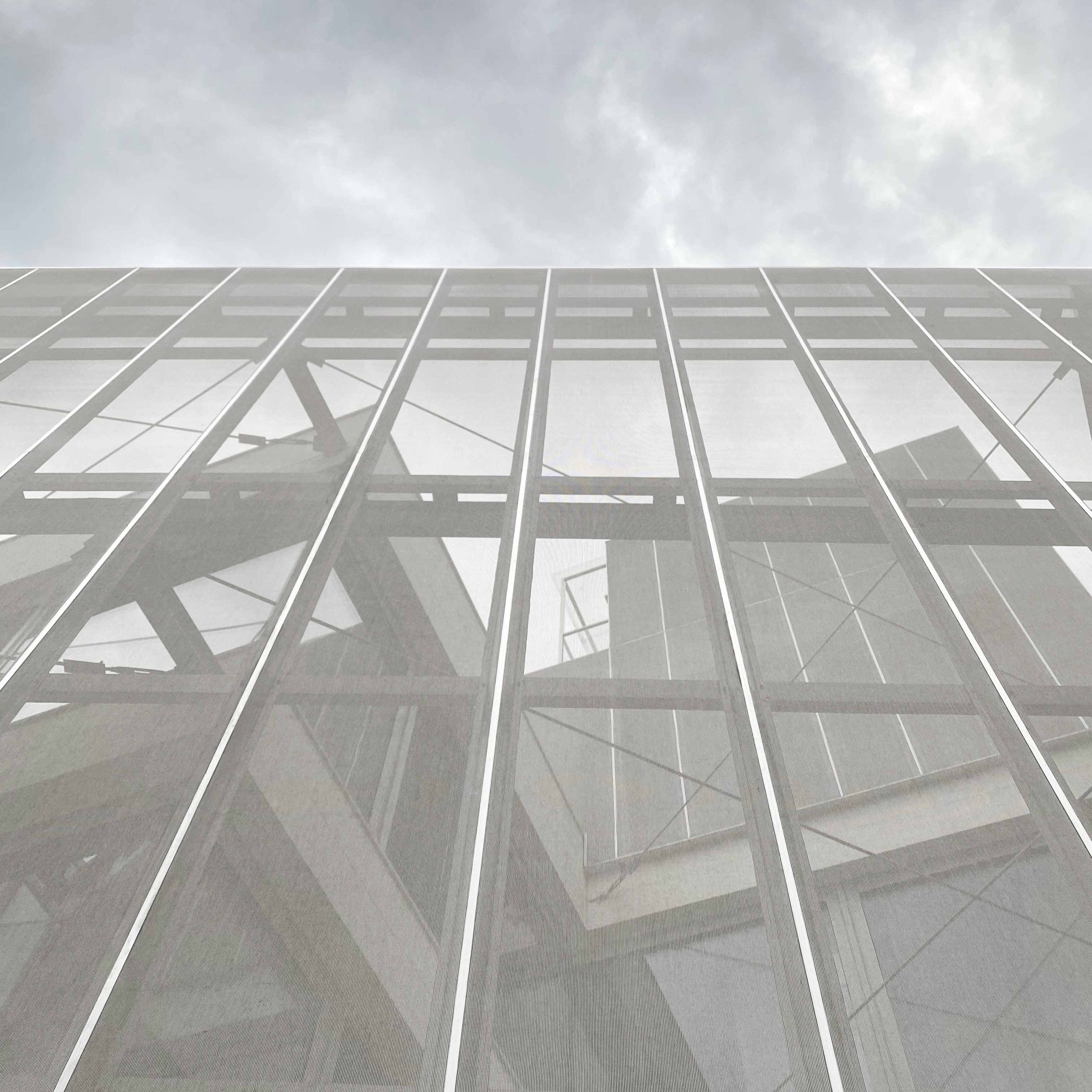 mesh membrane facades enfold archiworkshop's sinsa S8 commercial ...