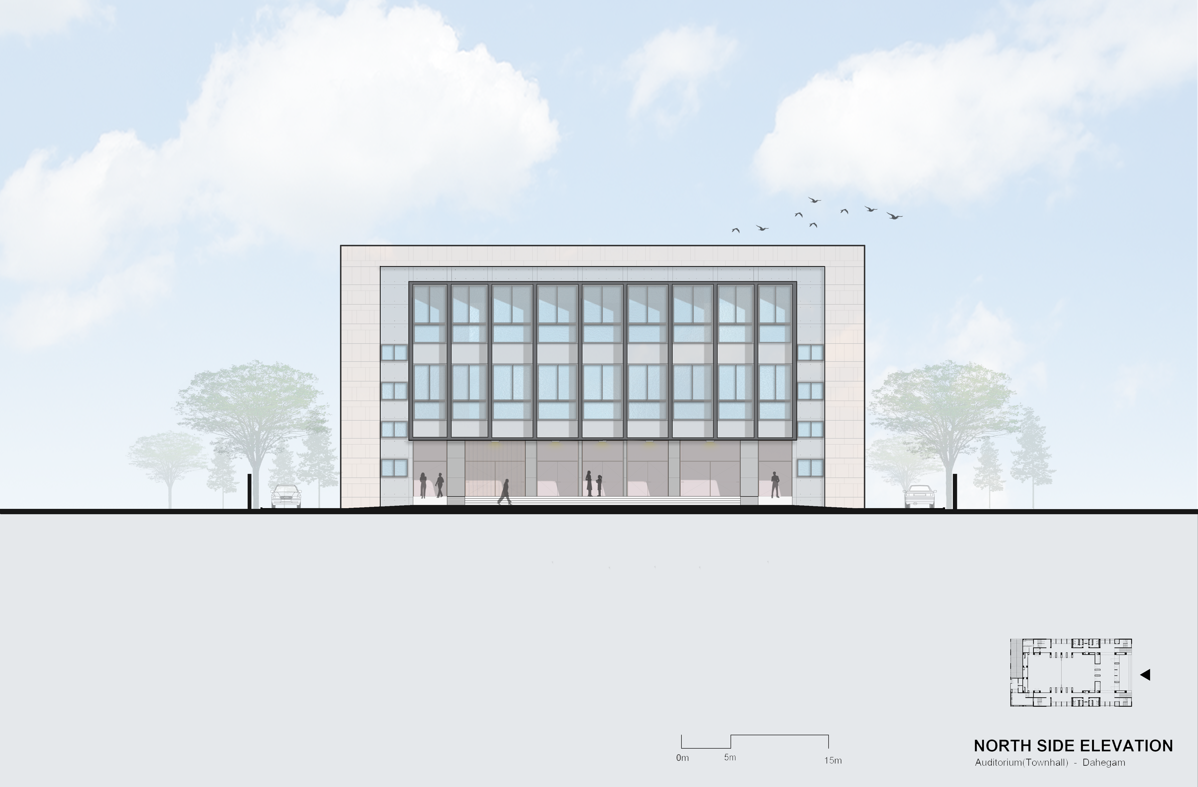 Dahegam Town Hall (Auditorium) by INI Design Studio - Architizer