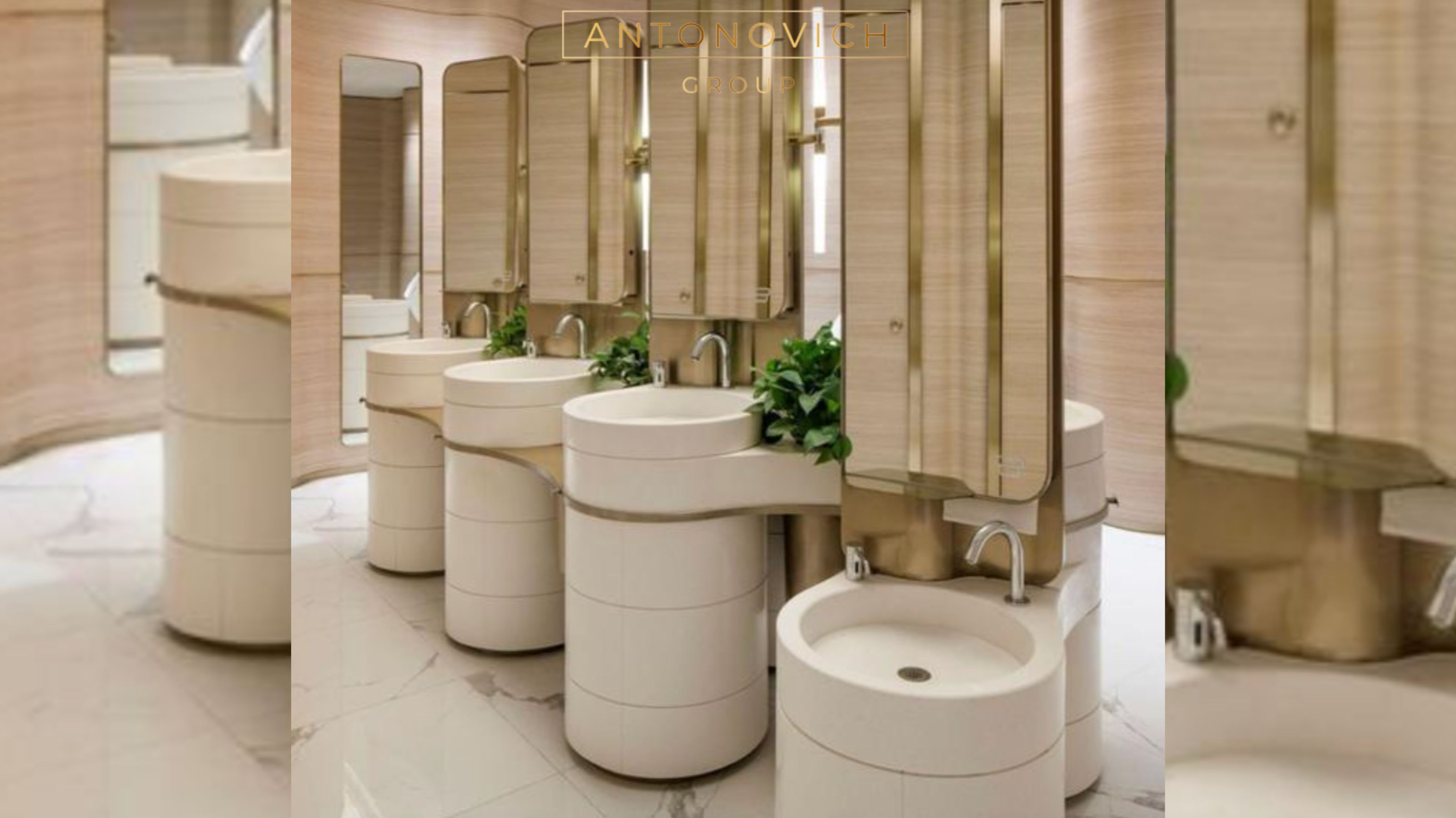 Space Planning Expertise for Modern Bathroom by LUXURY ANTONOVICH ...