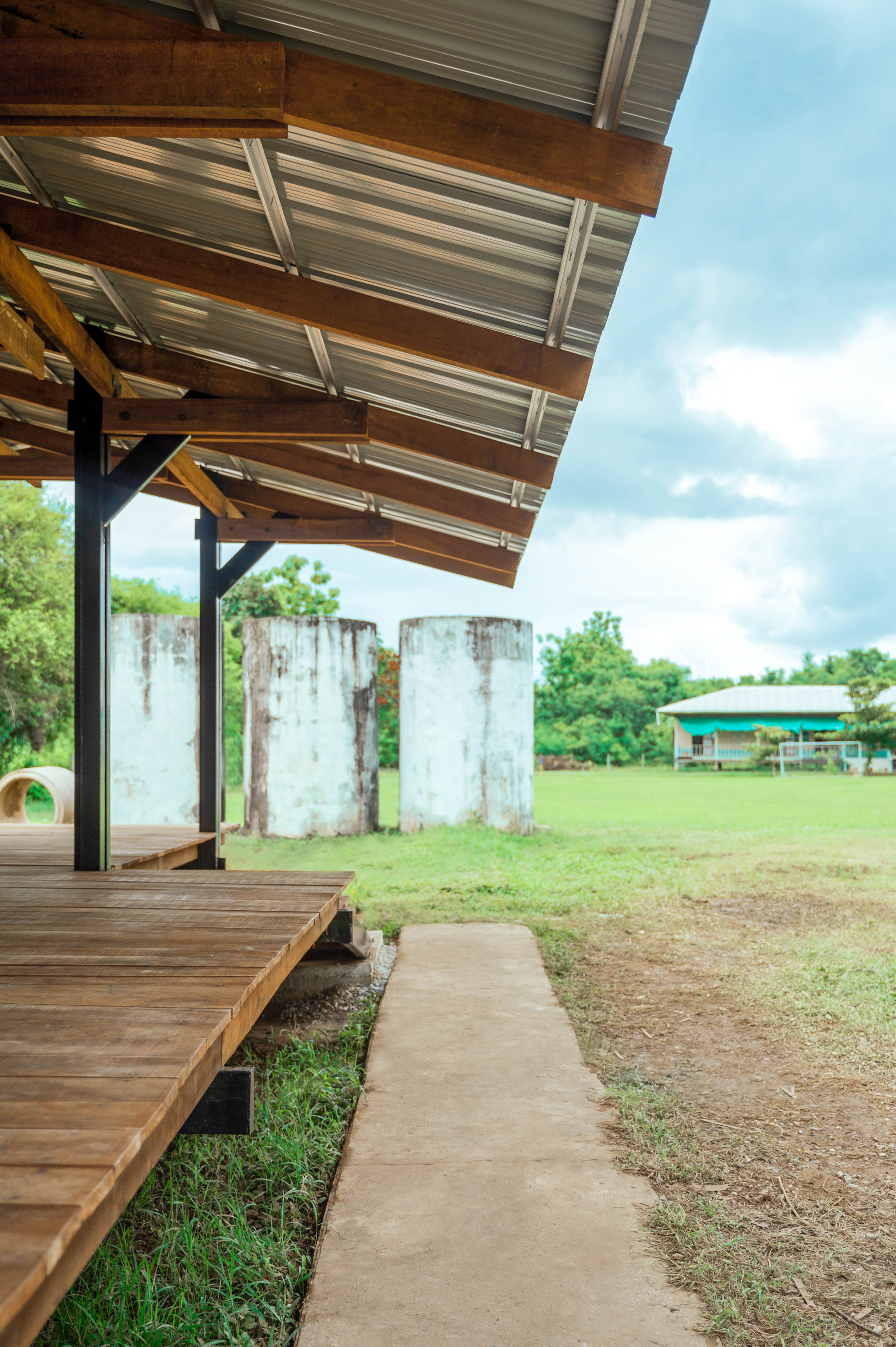 The Tara Thiwakorn Pavilion by Rural Development Volunteer Camp of ...