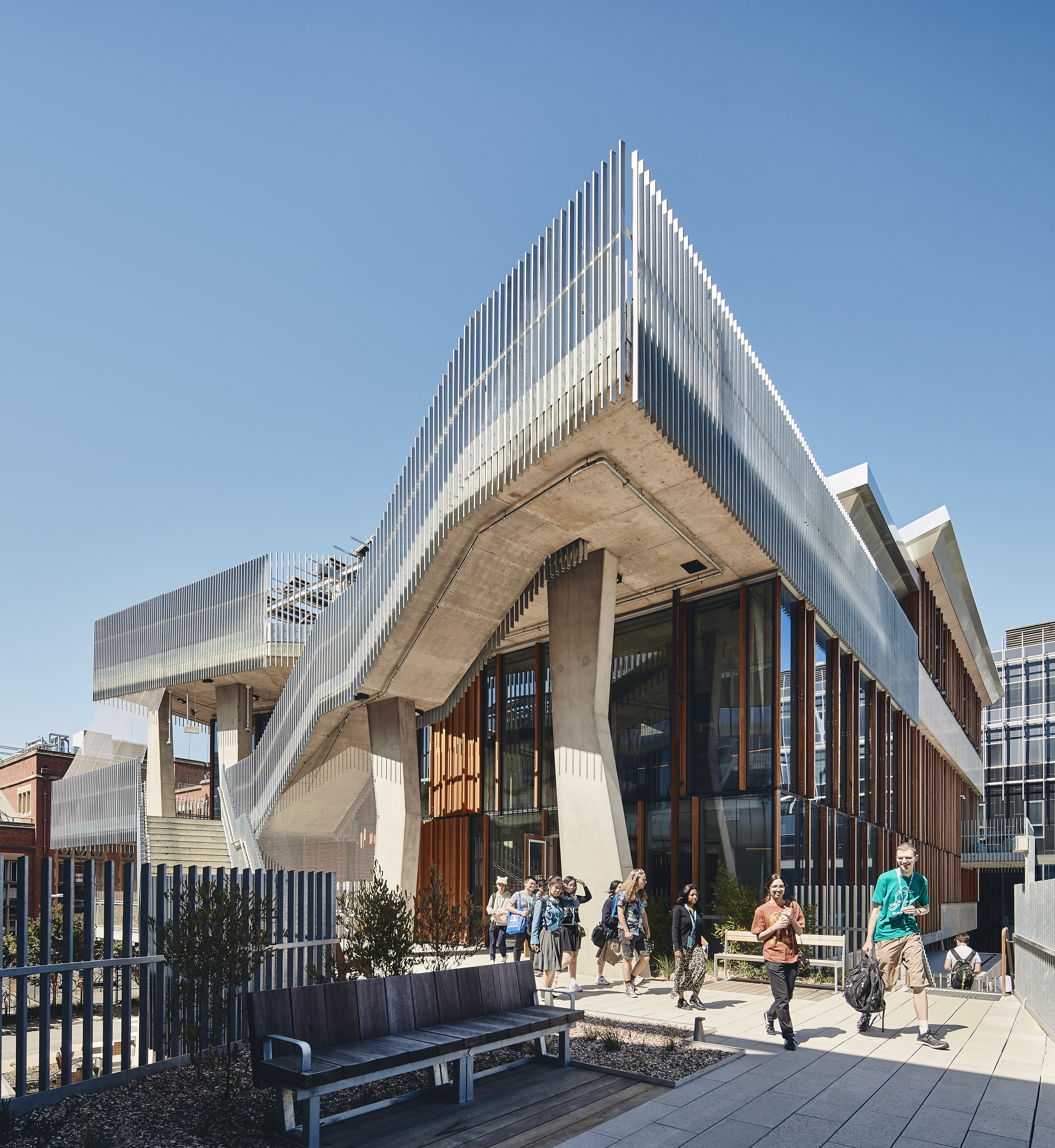 University of Melbourne Student Pavilion by Koning Eizenberg ...