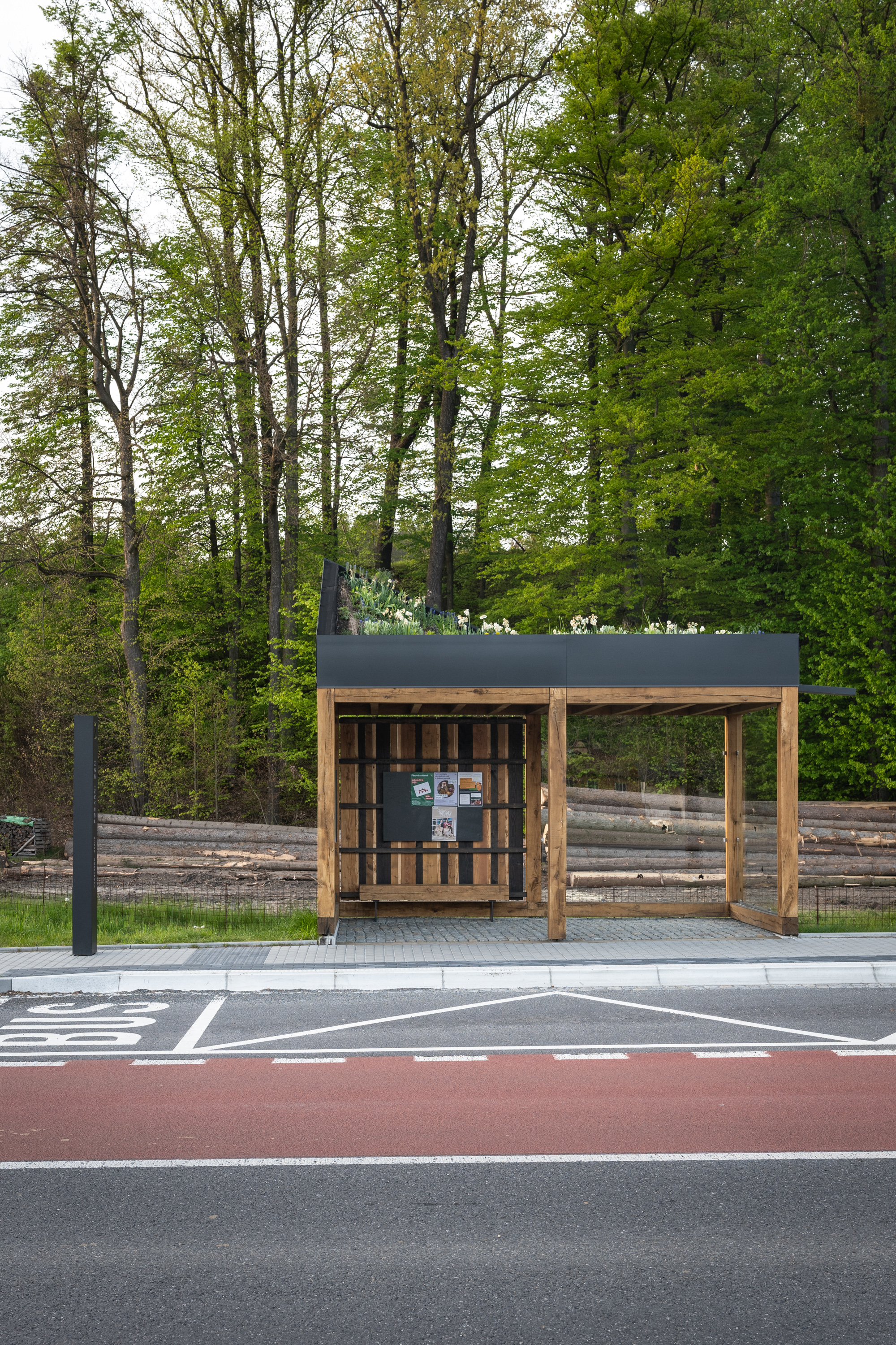 Prostřední Bečva Bus Stops by henkai architekti - Architizer