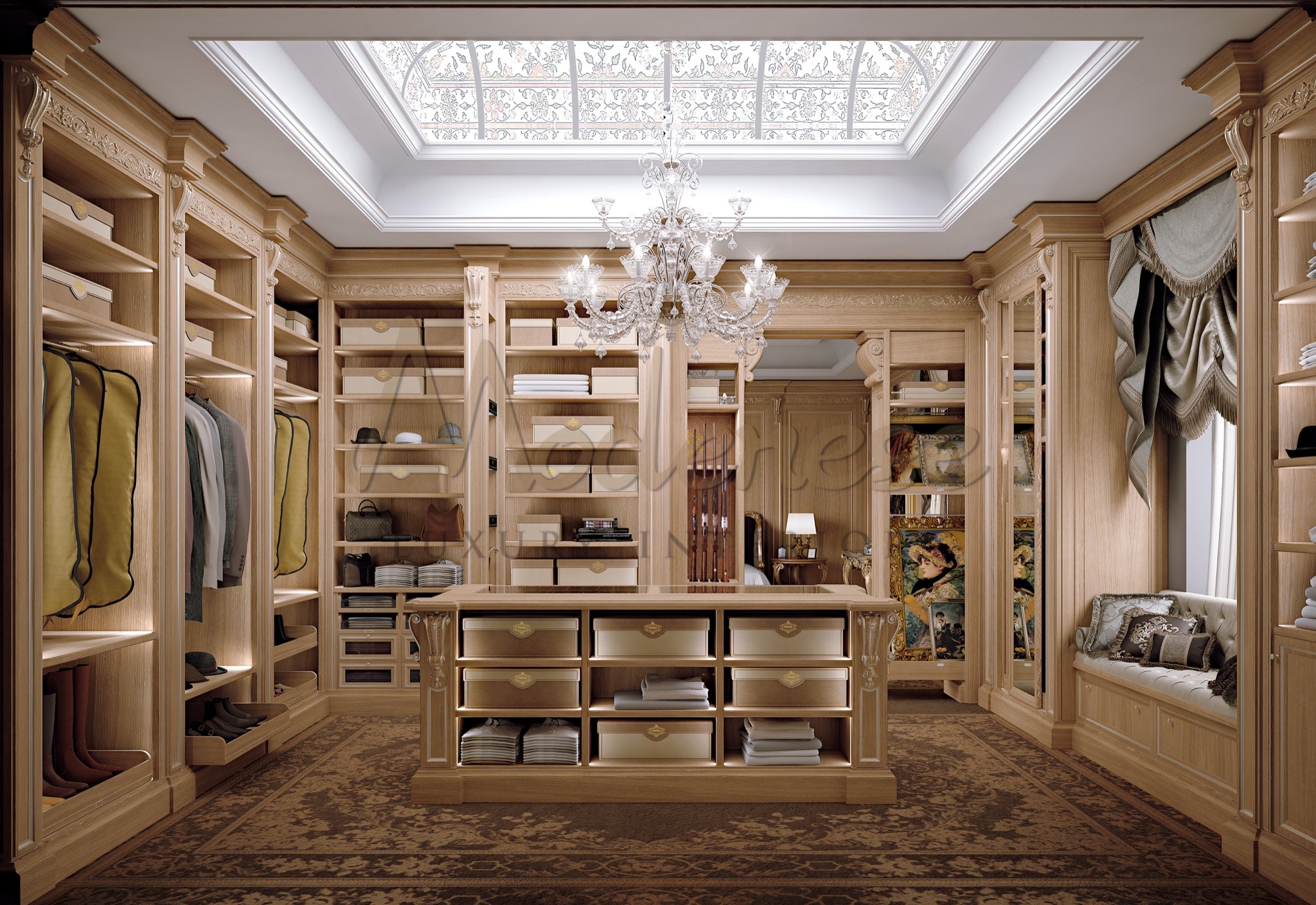 Elevate Your Space with a Classical Dressing Room by Modenese Luxury ...