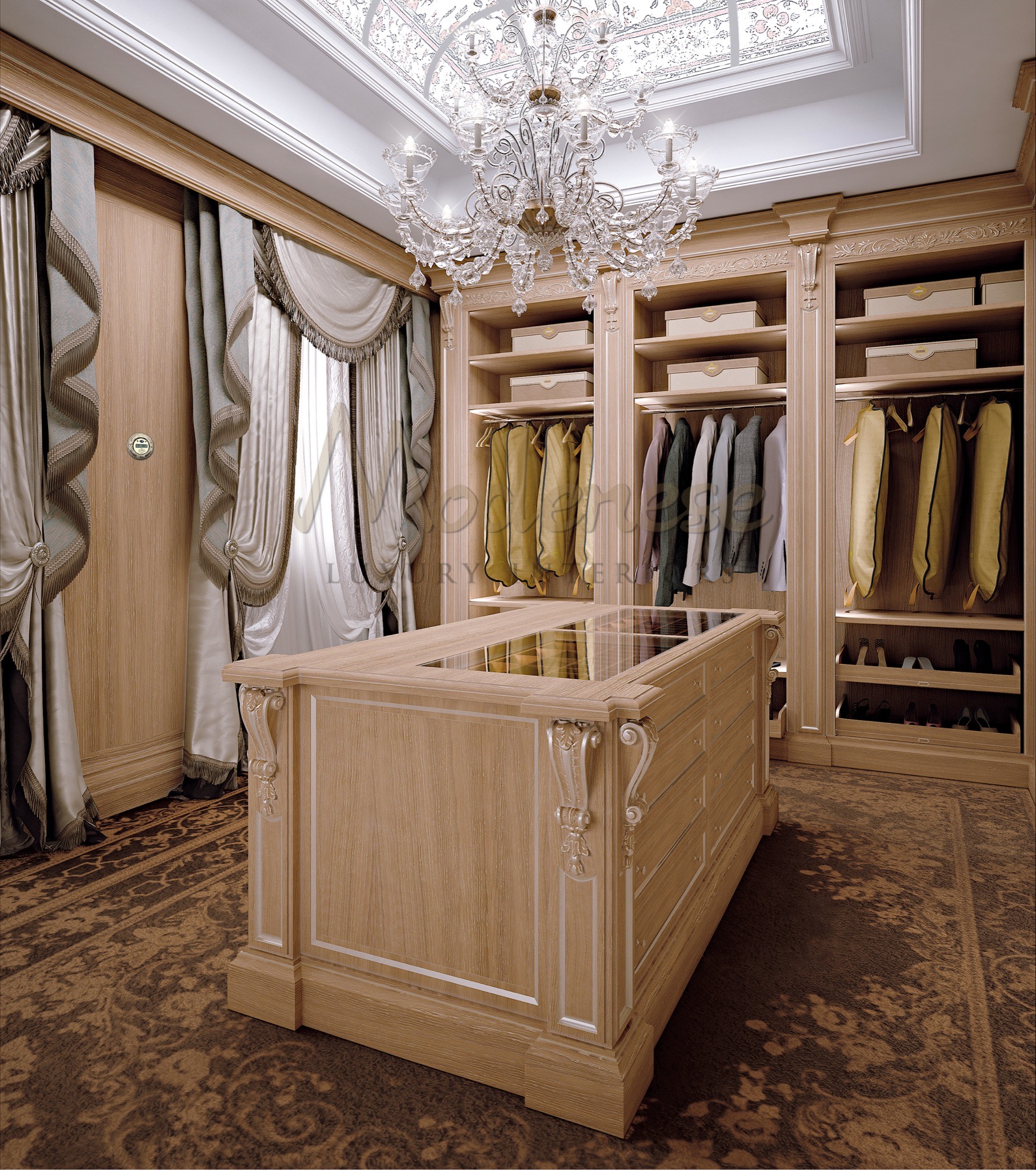 Elevate Your Space with a Classical Dressing Room by Modenese Luxury ...