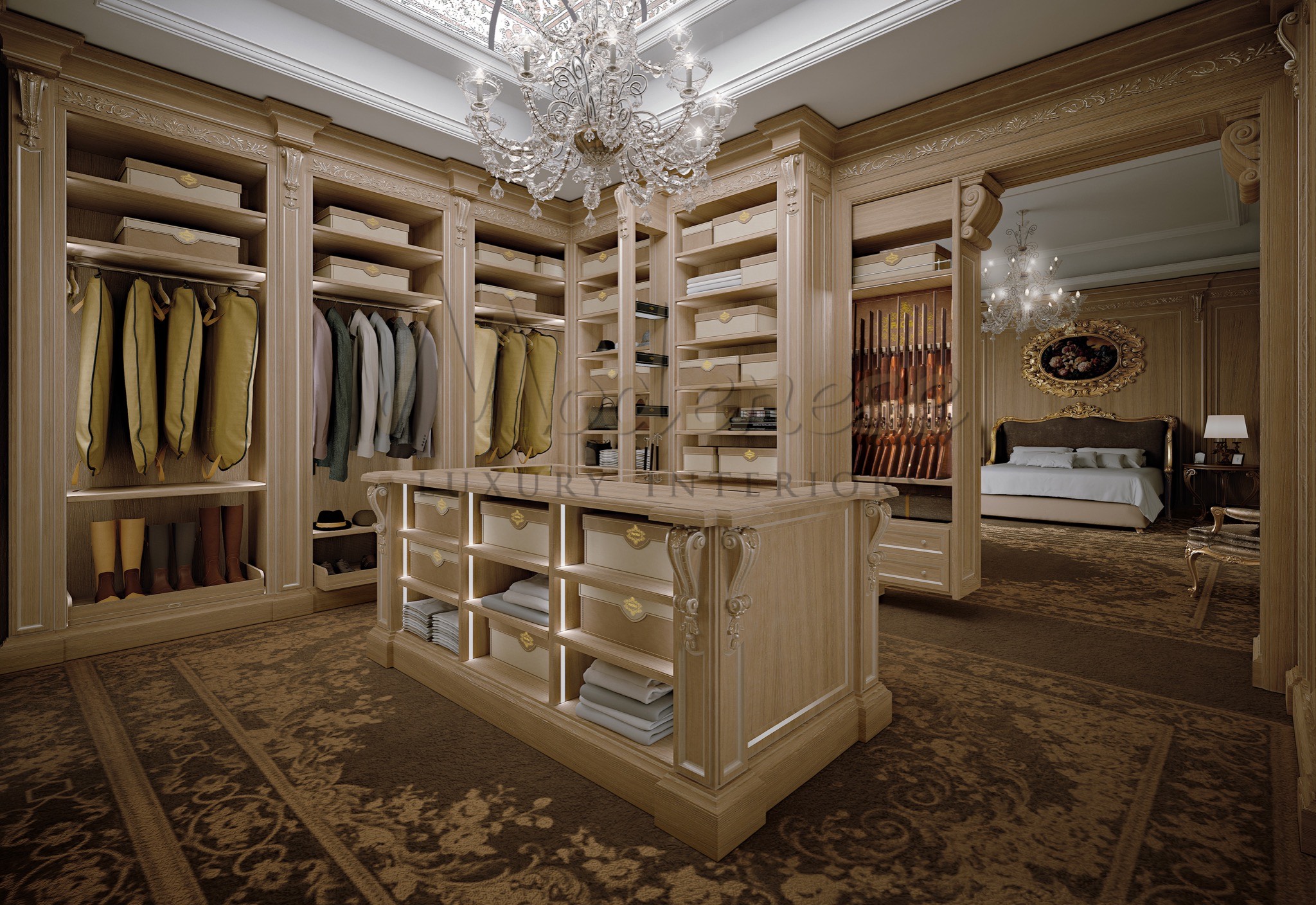 Elevate Your Space with a Classical Dressing Room by Modenese Luxury ...