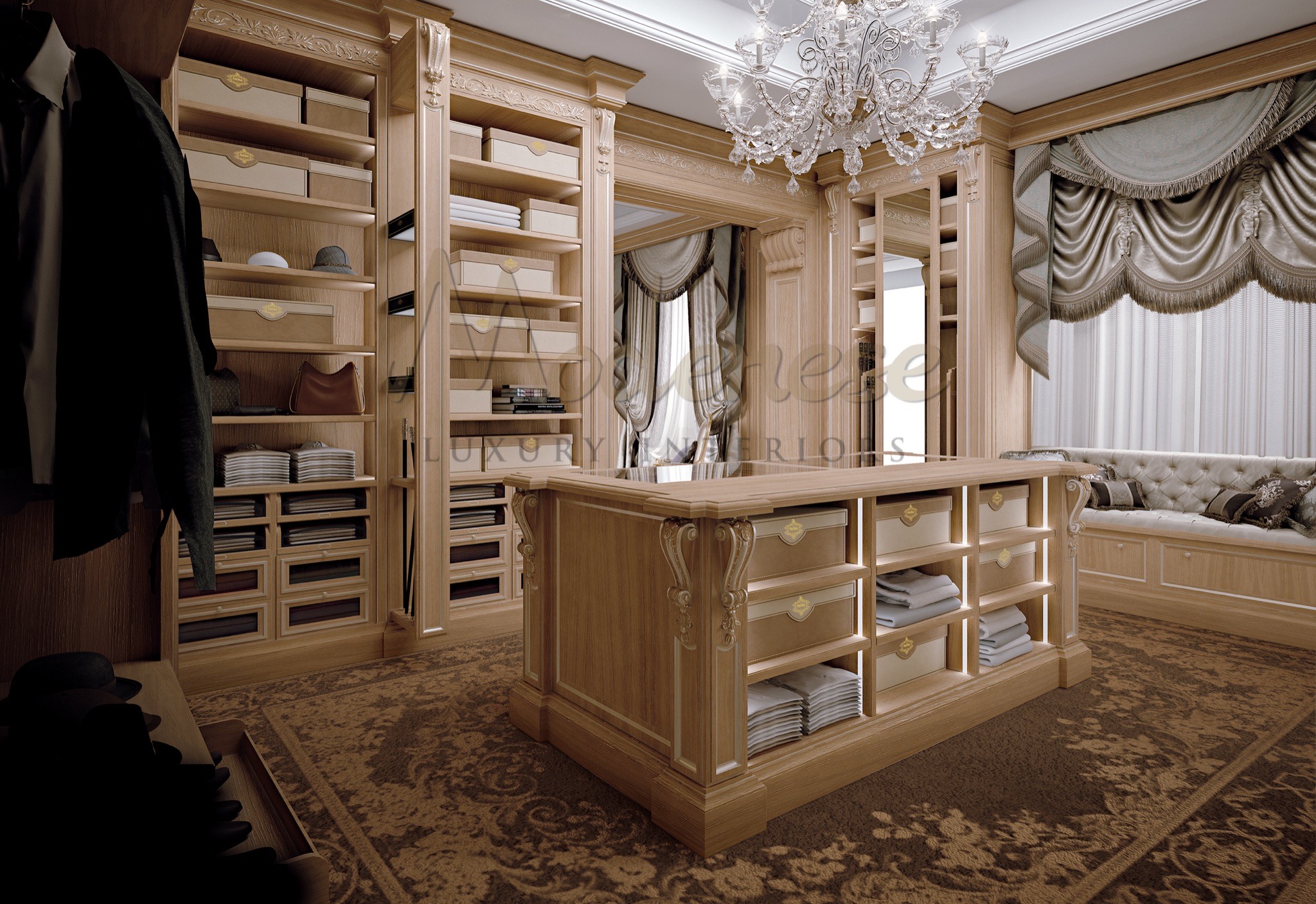 Elevate Your Space with a Classical Dressing Room by Modenese Luxury ...