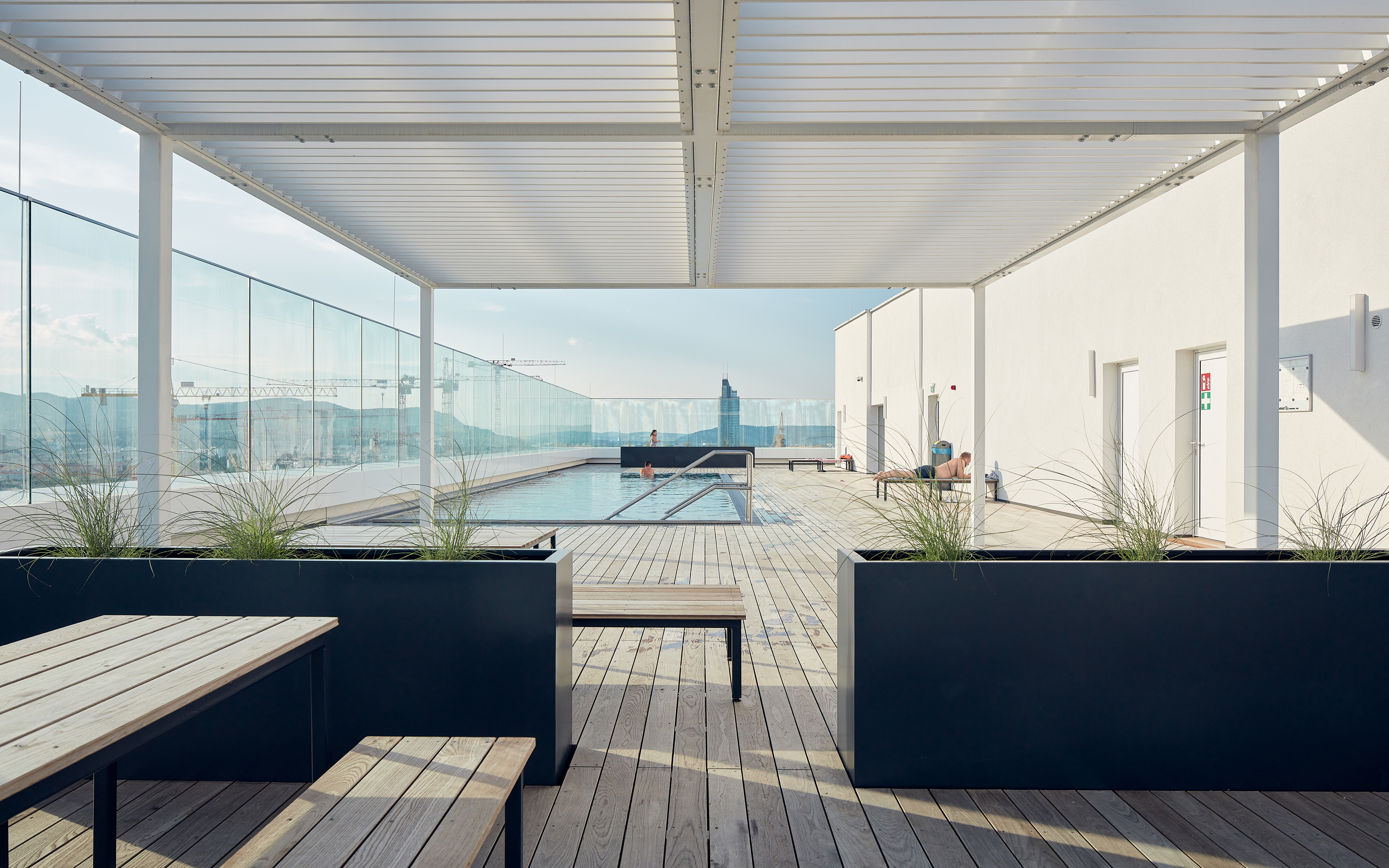 Taborama high rise residential building highlighted by greenery by ...