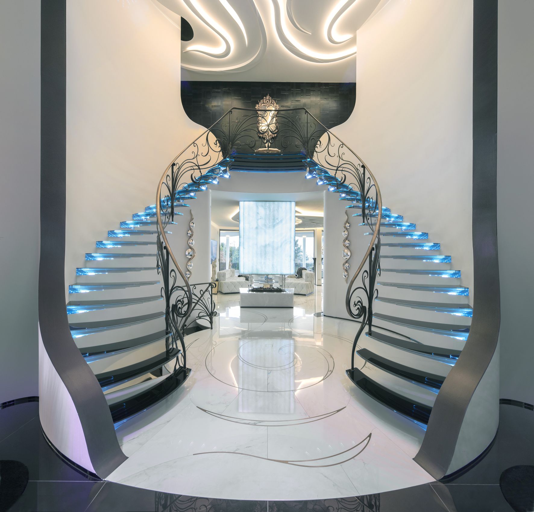 A beautiful and breathtaking staircase by Siller Stairs - Architizer