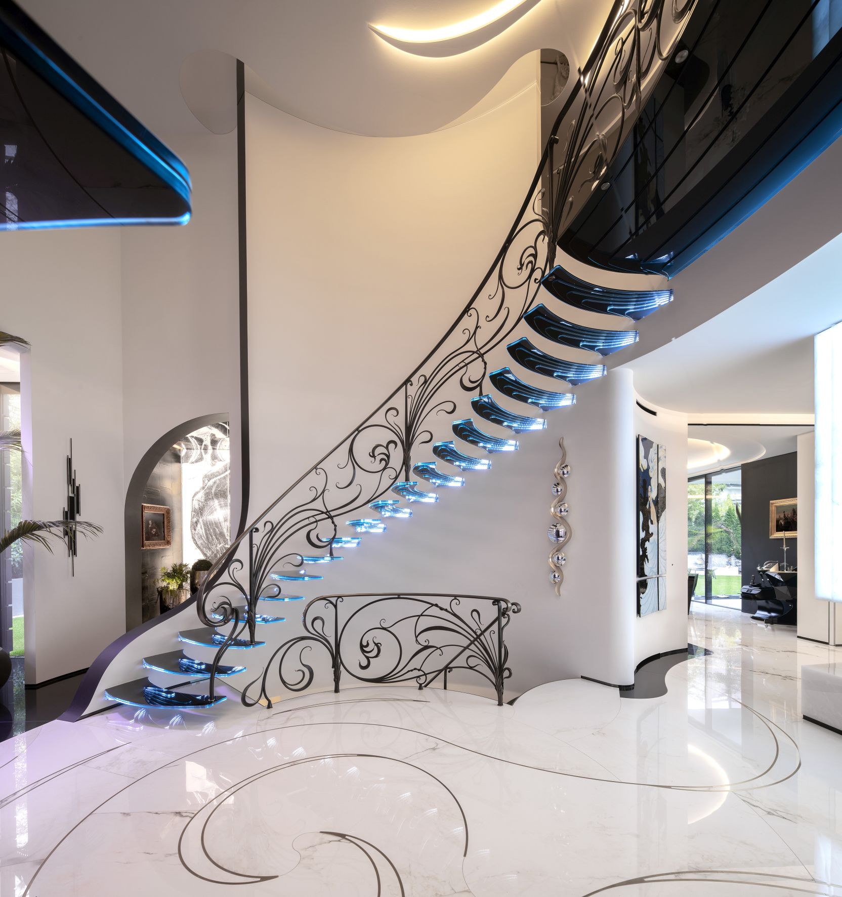 A beautiful and breathtaking staircase by Siller Stairs - Architizer