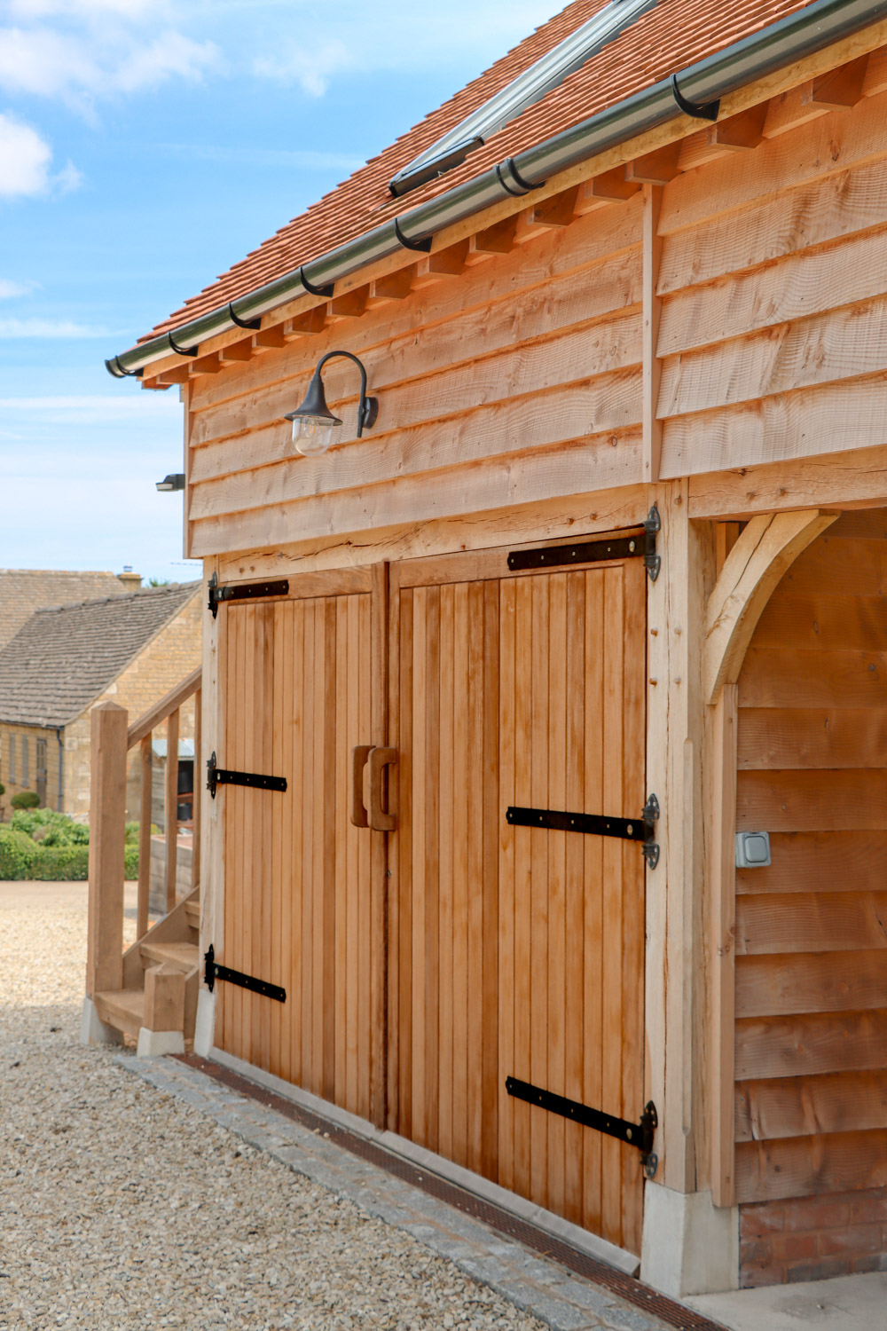3 Bay Oak Outbuilding With Room Above by The Classic Barn Company ...