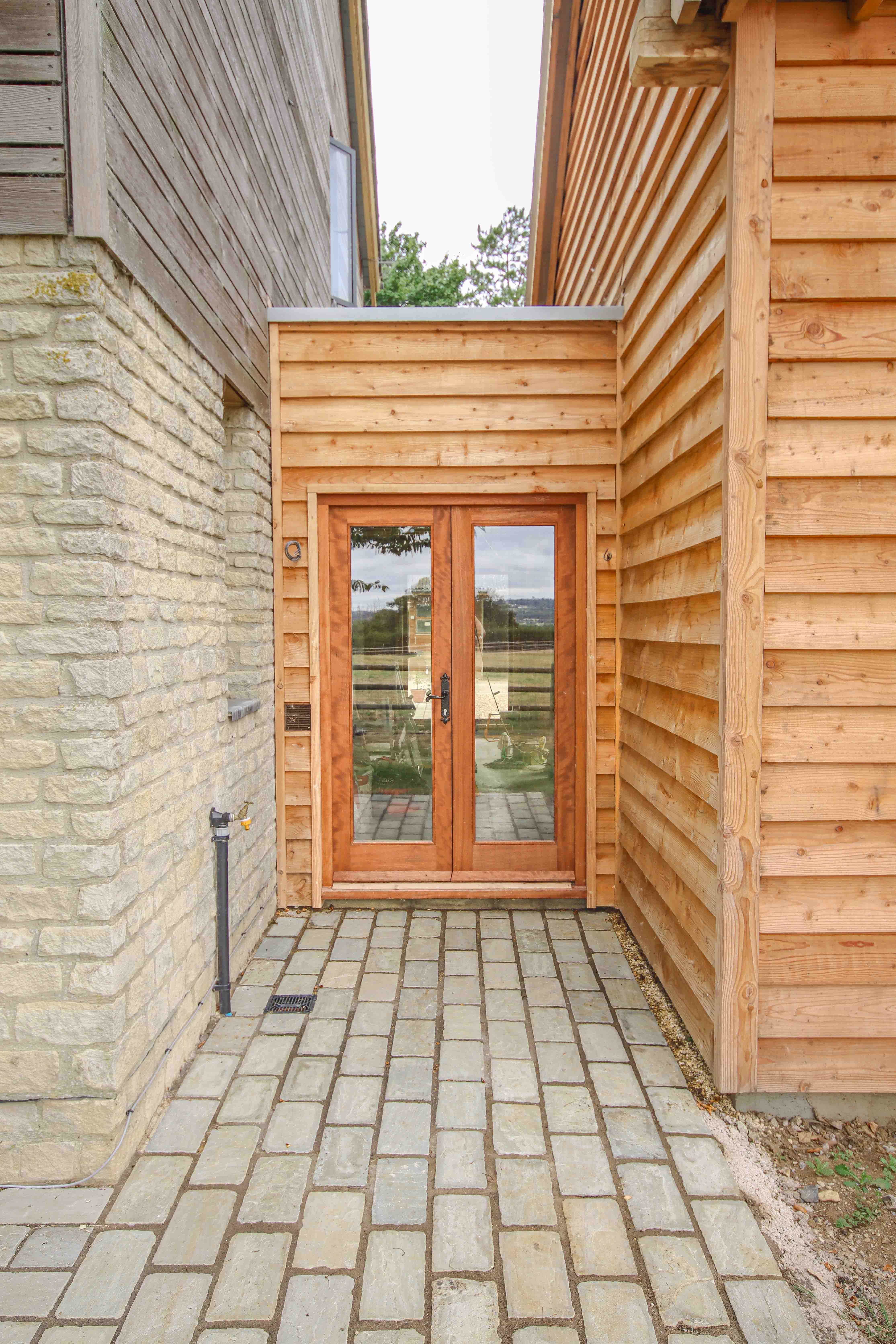 Bespoke Oak Outbuilding Link-connected To House by The Classic Barn ...