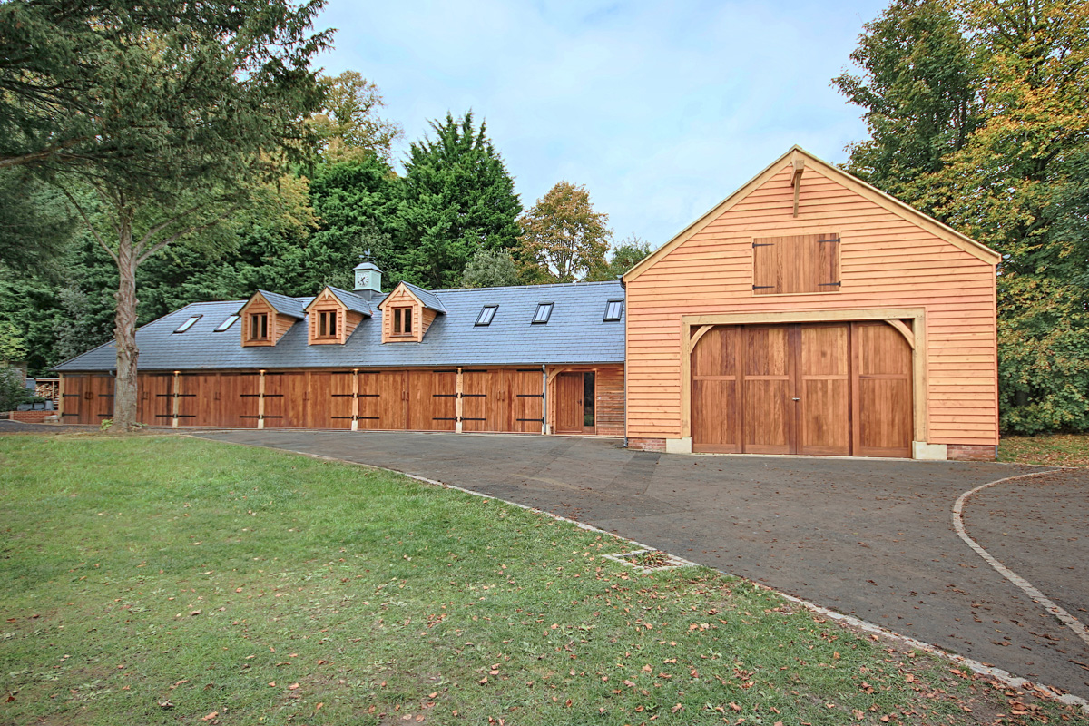 6 Bay Outbuilding Garage Complex by The Classic Barn Company - Architizer