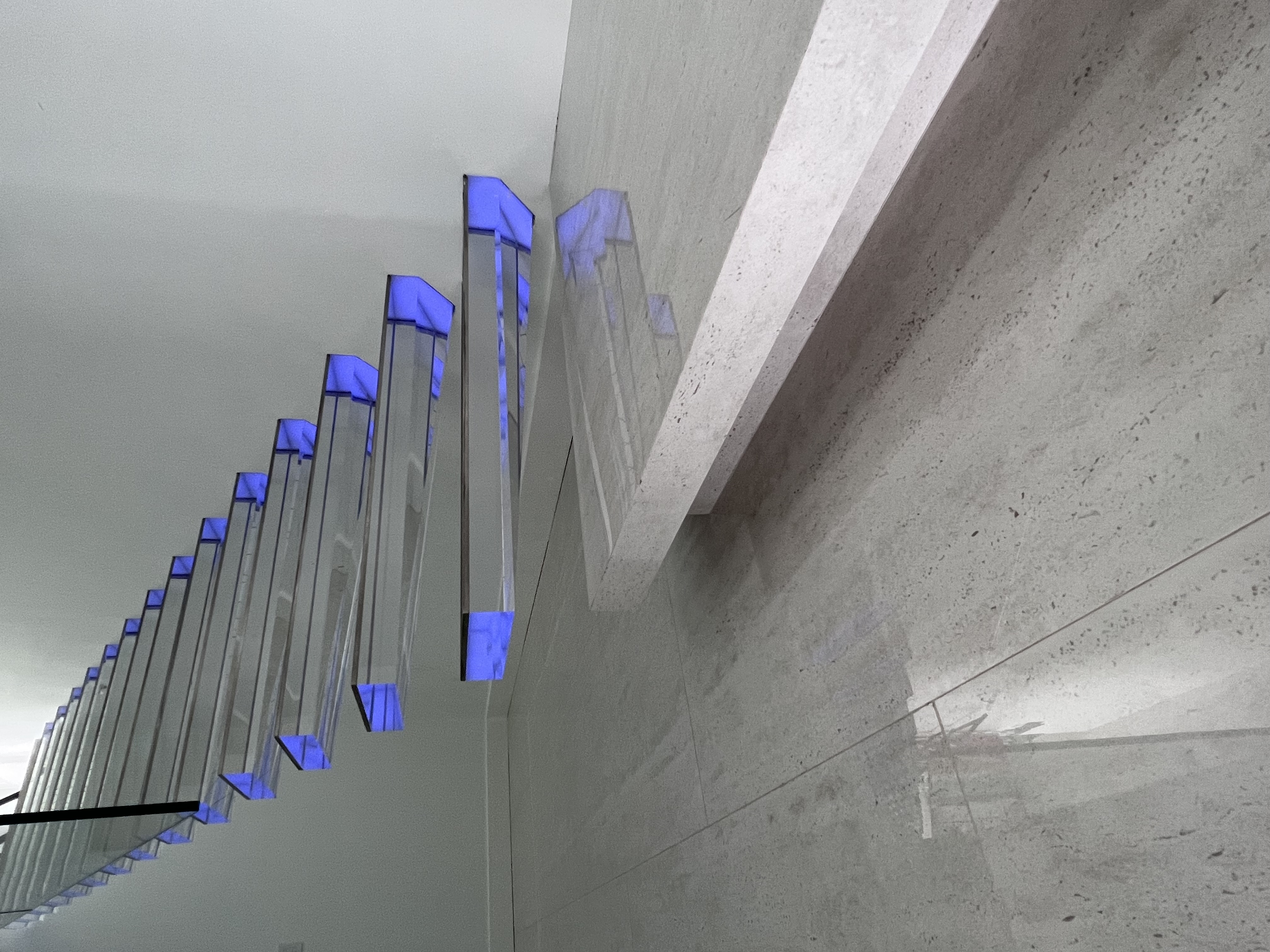 Acrylic staircase with glass and LED elements by Siller Stairs - Architizer