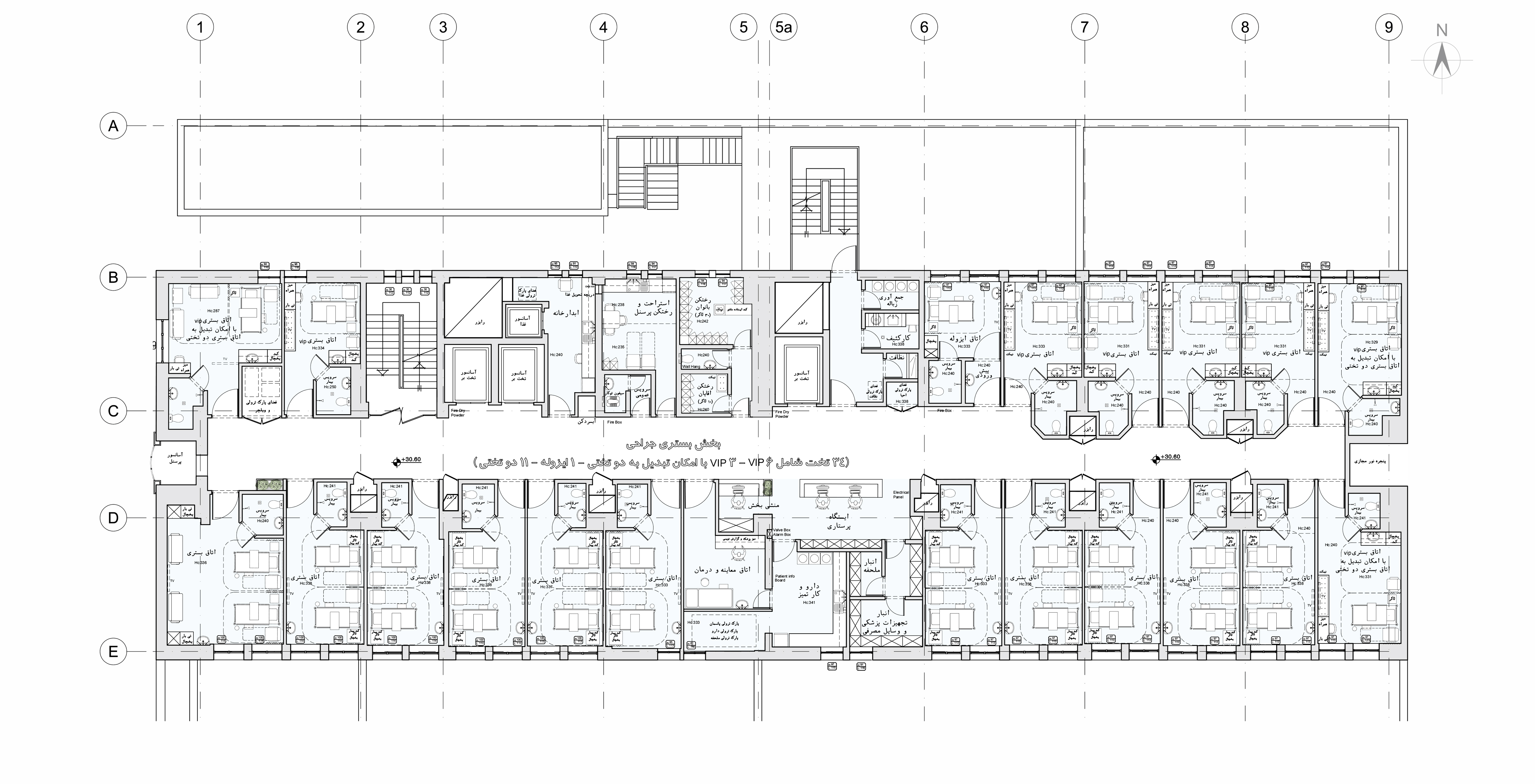 Kasra Hospital - Inpatient Ward Renovation by ARCHMED Consulting ...