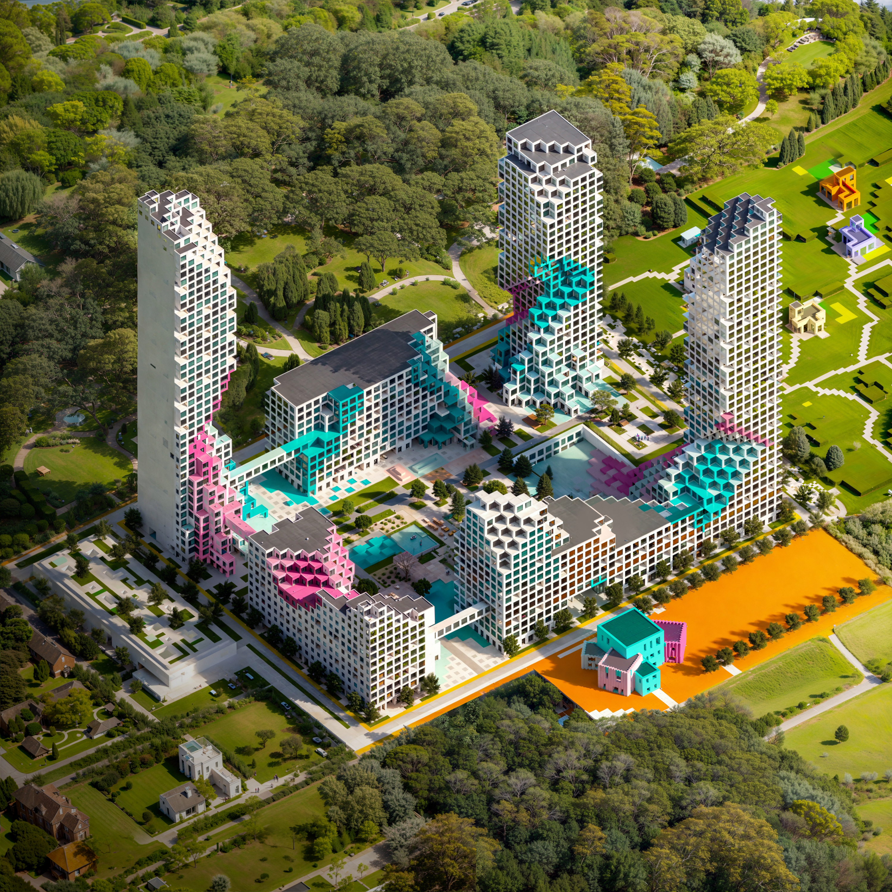 Housing project in Minecraft by DOMO studios - Architizer