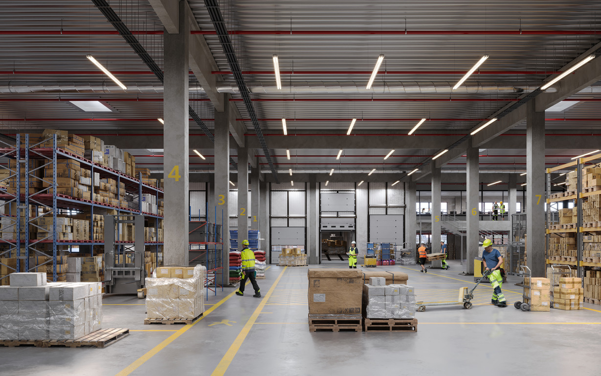 3D Interior renderings: Warehouse, Research, and Production Spaces by ...