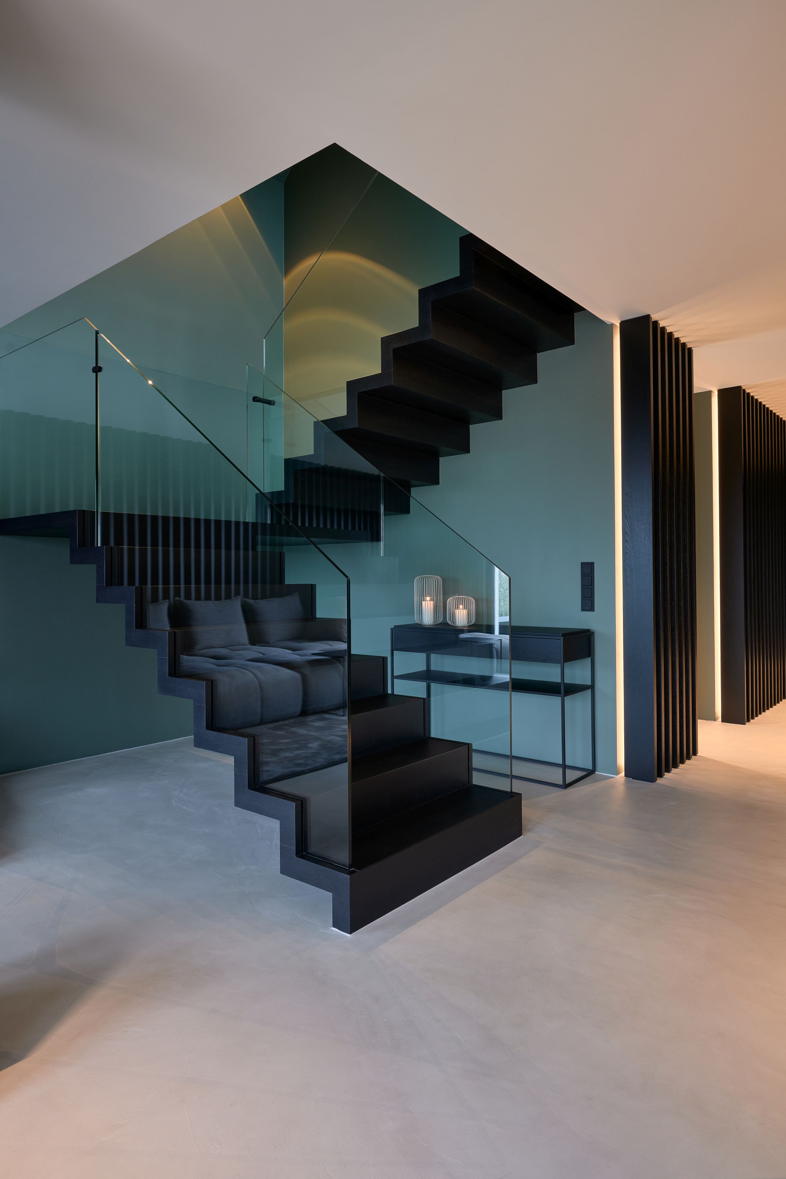 wooden zig zag staircase by Siller Stairs - Architizer
