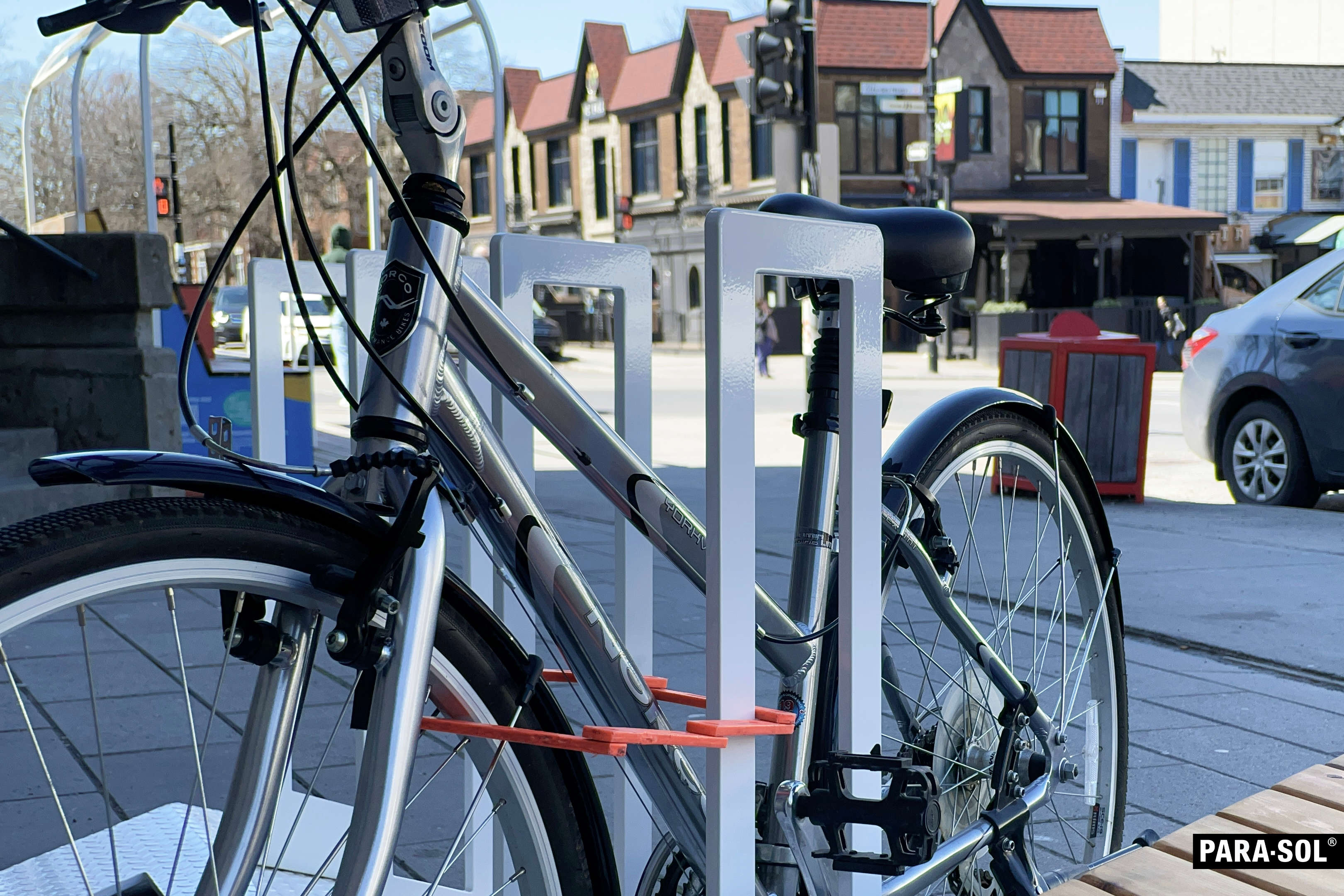 PREFAB CONCEPT | OBLIQUE BIKE RACK by PARA-SOL ARCHITECTURE - Architizer