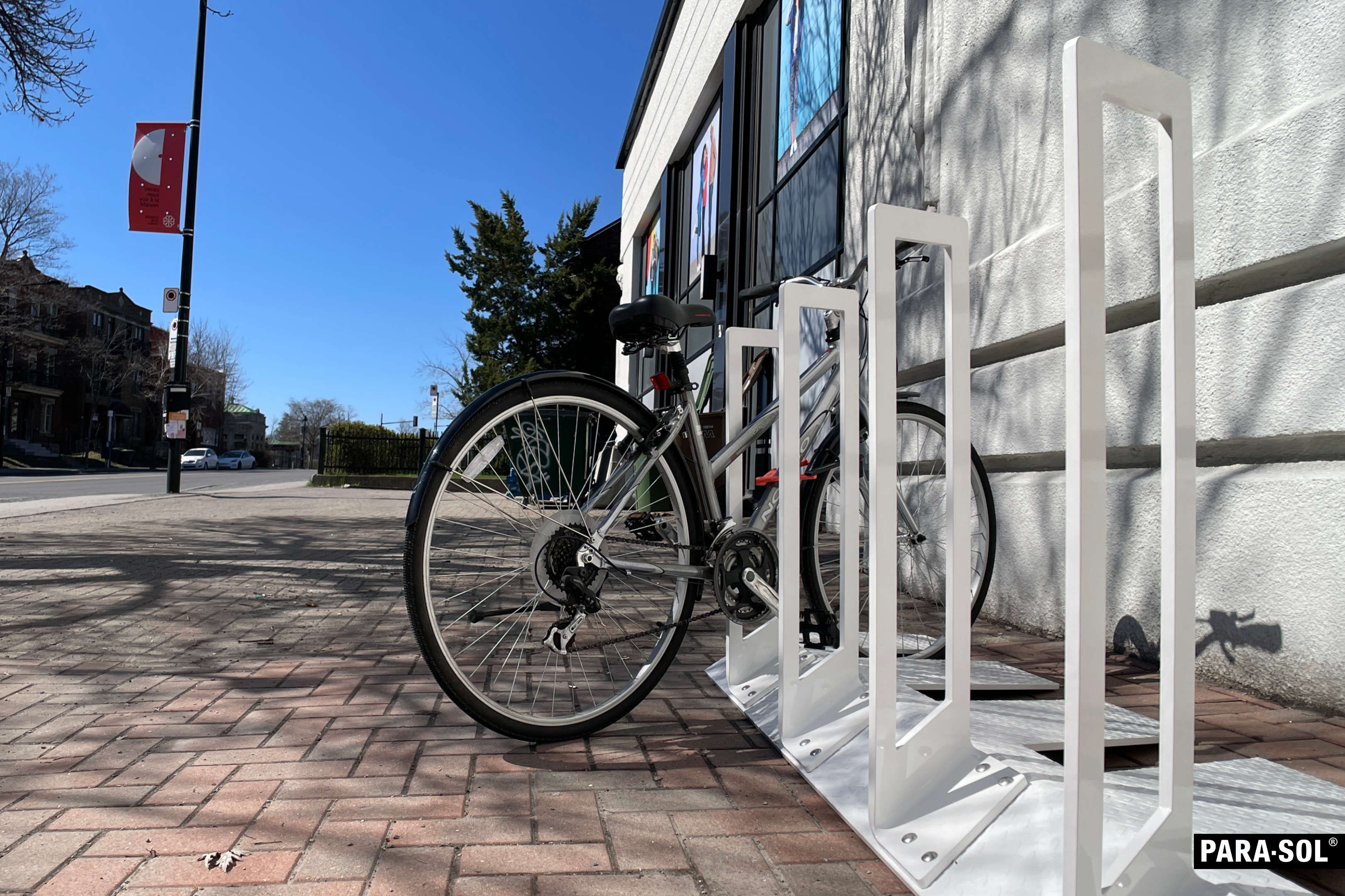 PREFAB CONCEPT | OBLIQUE BIKE RACK by PARA-SOL ARCHITECTURE - Architizer