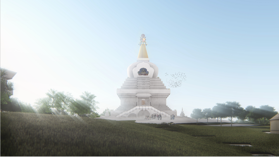 Merit Fields Stupa by WTA Architecture and Design Studio - Architizer