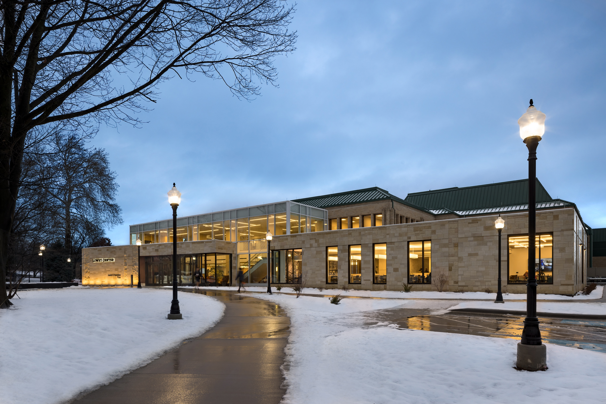 Lowry Center at the College of Wooster by Bergmeyer - Architizer
