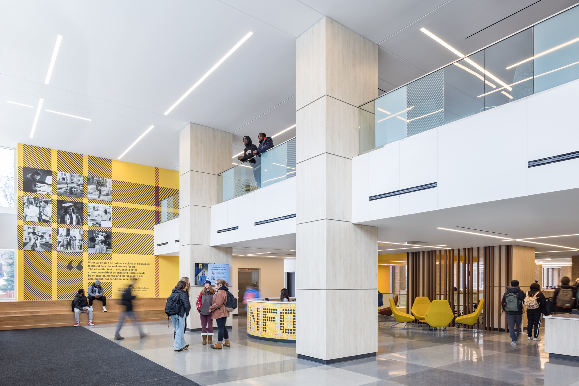 Lowry Center at the College of Wooster by Bergmeyer - Architizer