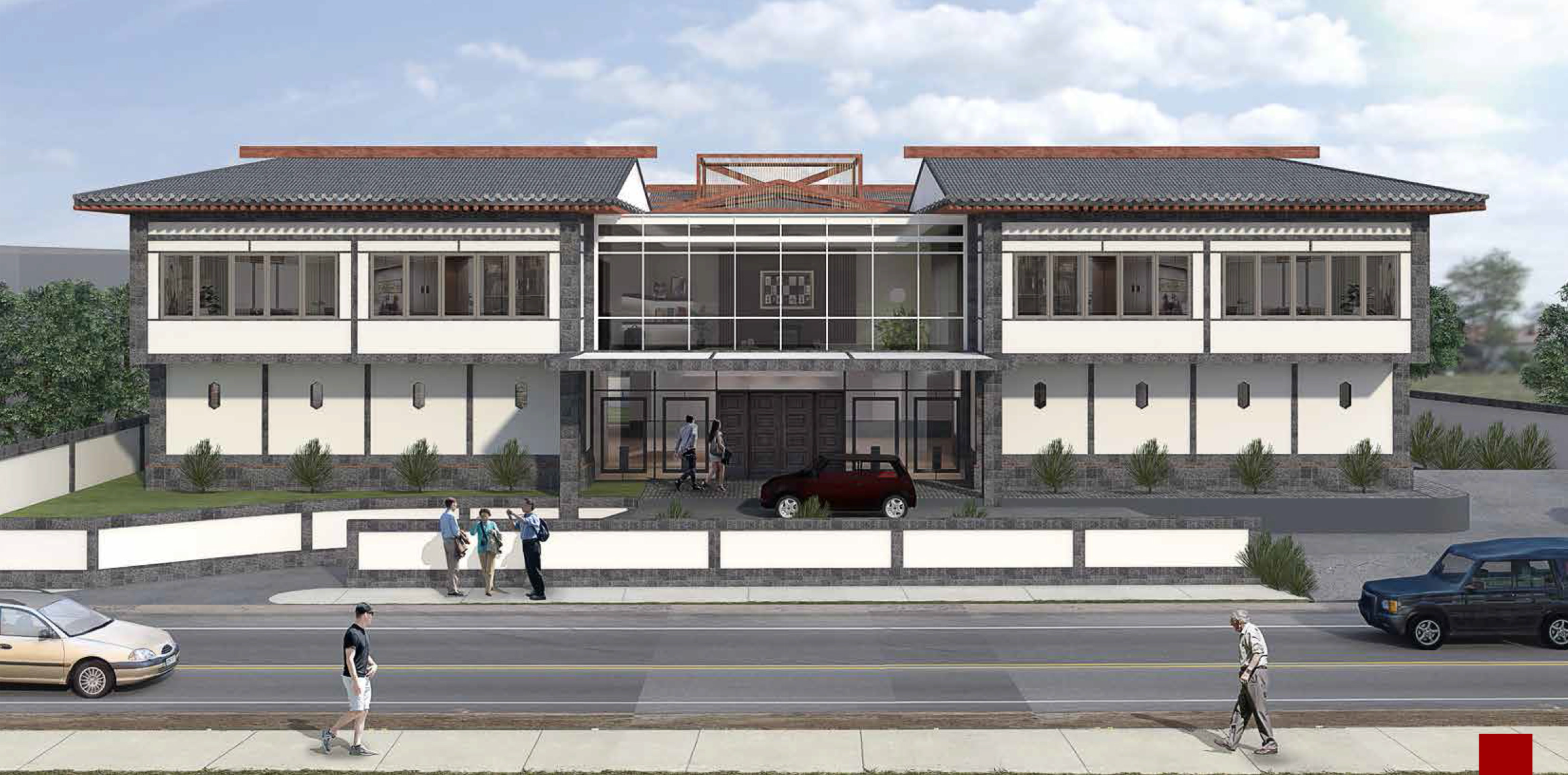 Chinese Embassy Cultural Section by WTA Architecture and Design Studio ...