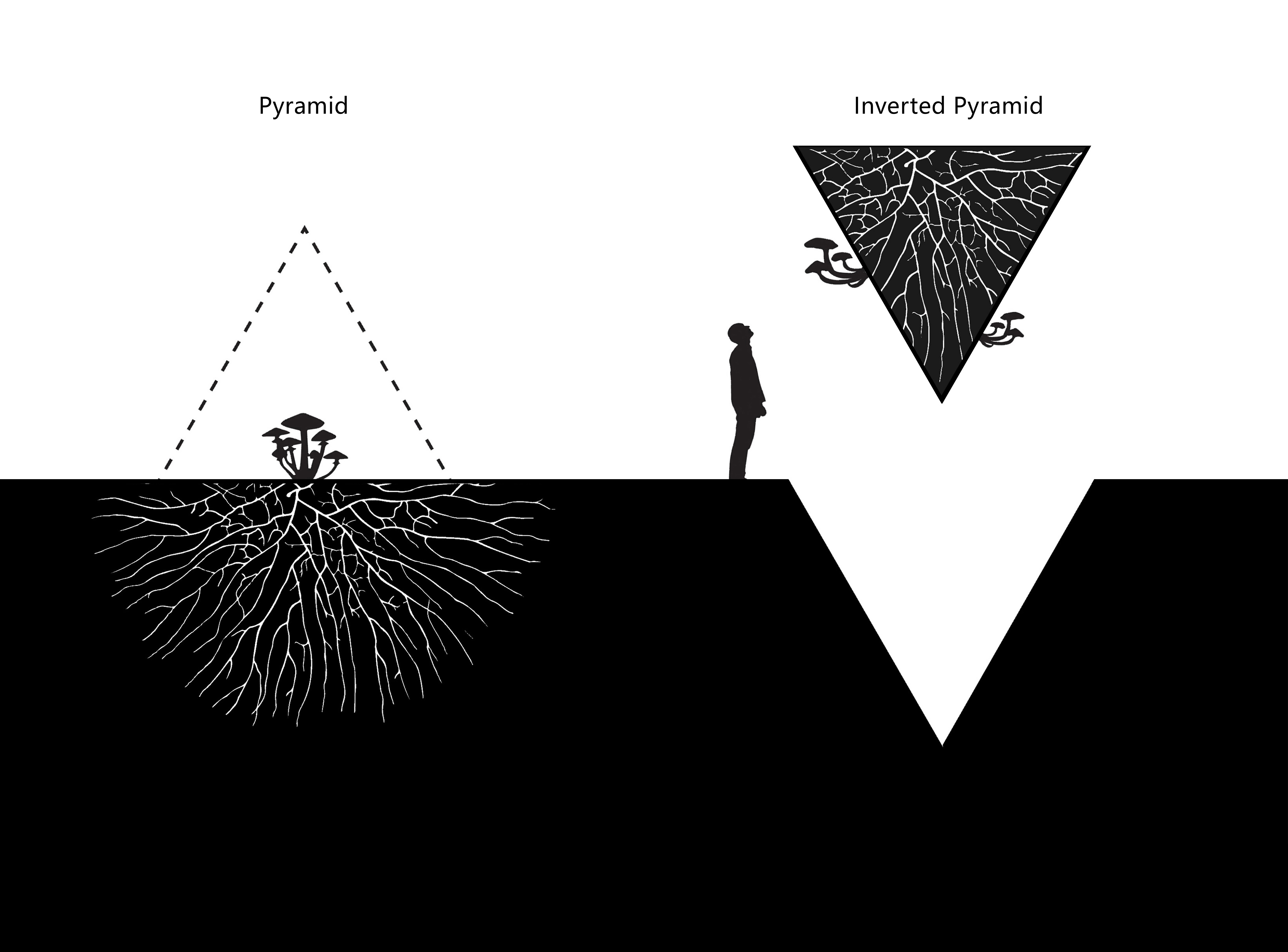 Inverted Architecture: A Mushroom Brick Pyramid by Studio Link-Arc, LLC ...
