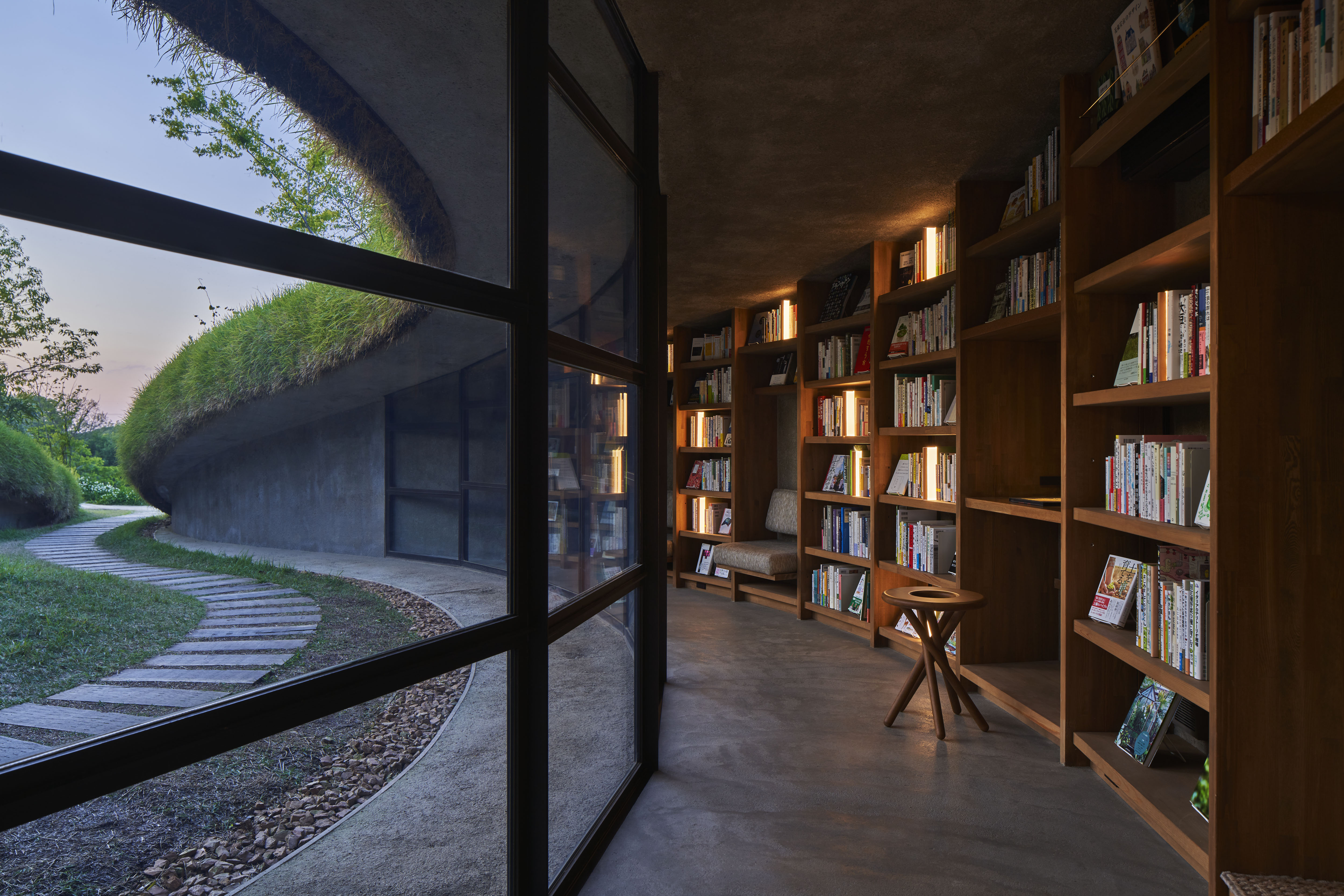 Library in the Earth by Hiroshi Nakamura & NAP - Architizer