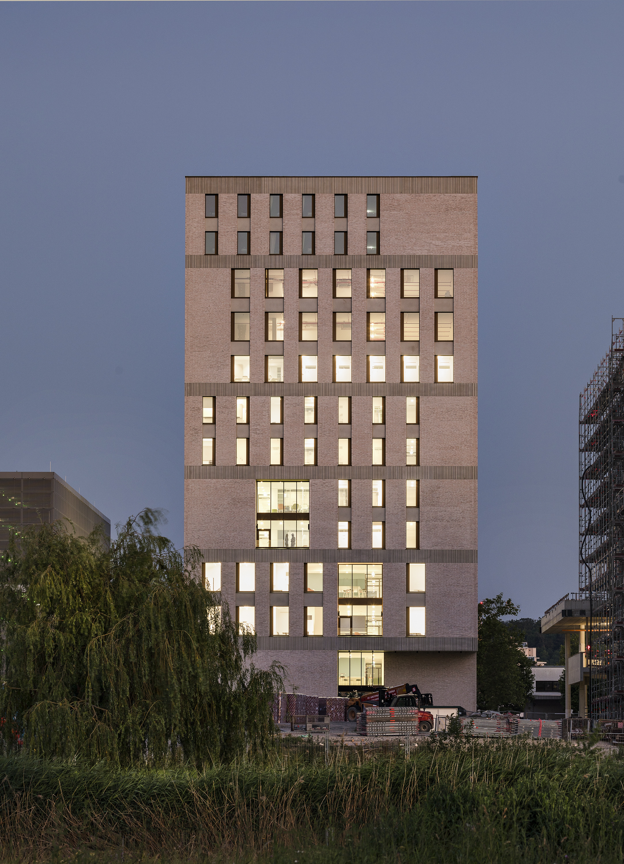 High-rise, Hospital Böblingen by Baumschlager Eberle Architekten ...