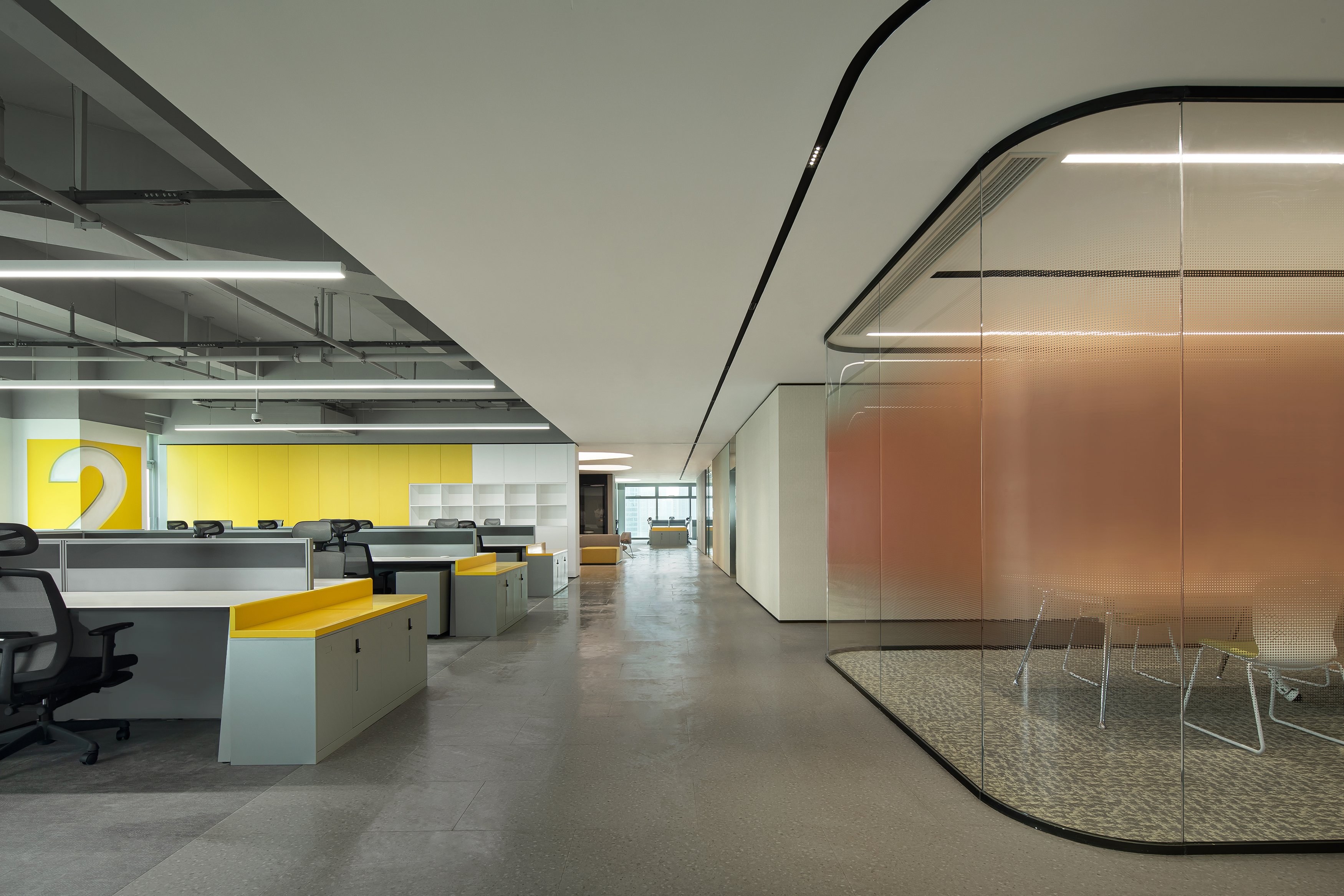 Tailong Bank Technology Software Development Office by Damai Interior ...