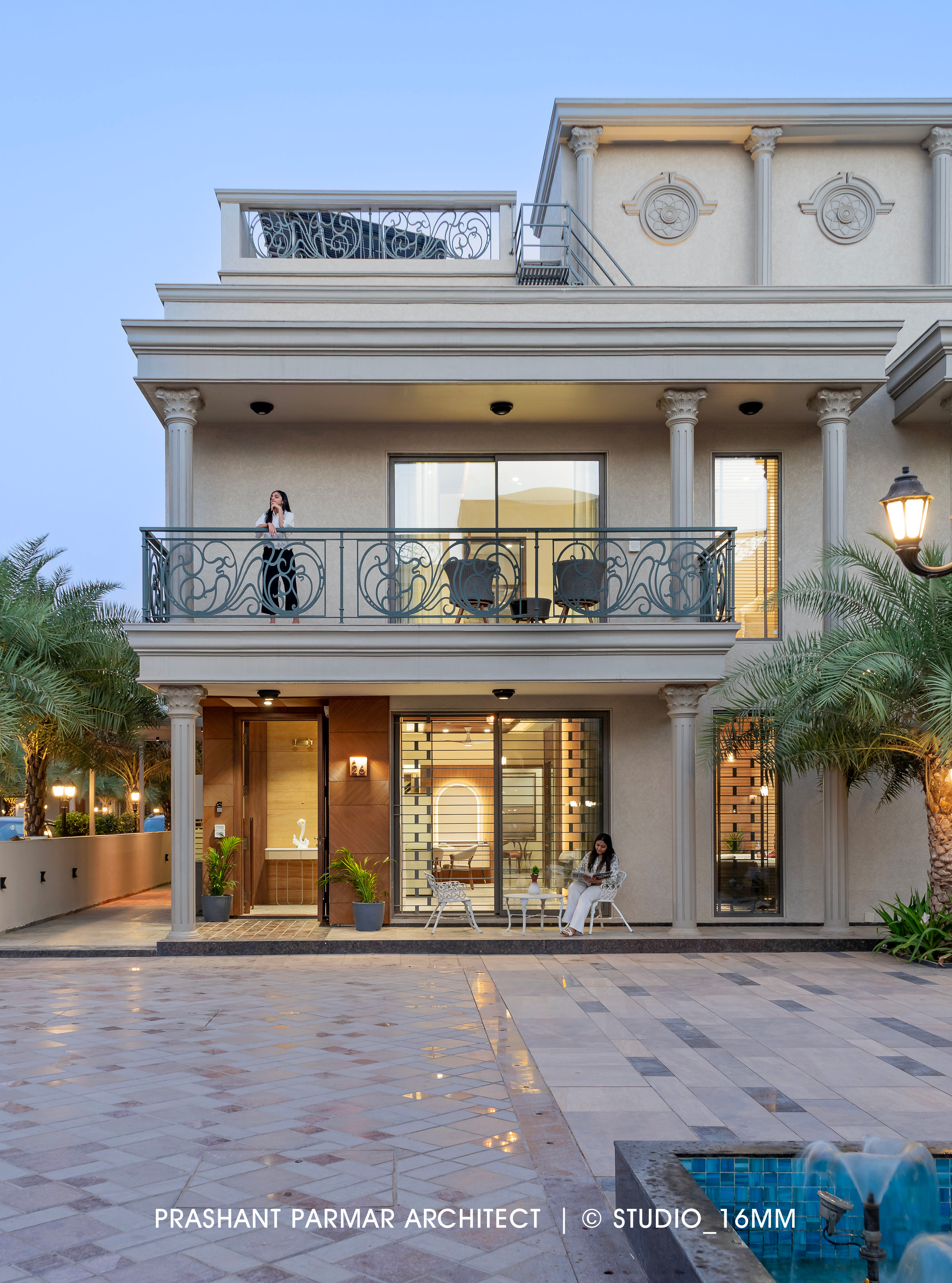4 BHK Timeless elegance at Samarth City by Prashant Parmar Architect ...