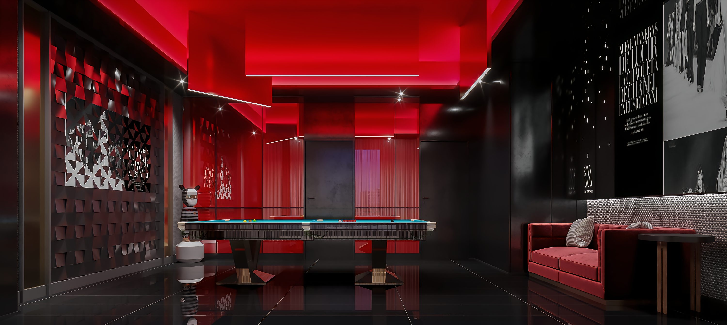 Thiết kế quán bida đẹp by ATZ LUXURY - Architizer