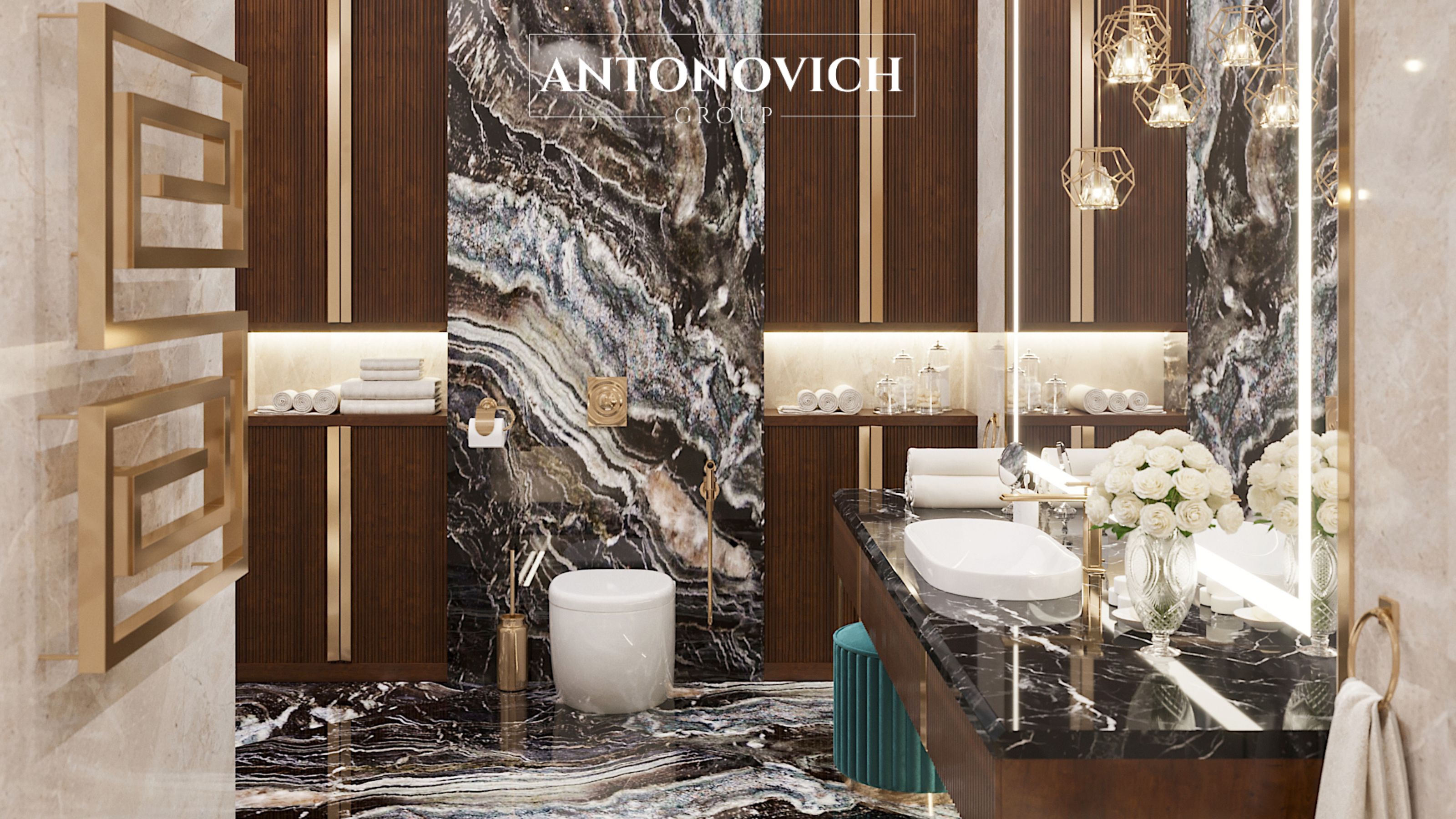 Antonovich Group's Exquisite Bathroom Designs by LUXURY ANTONOVICH ...