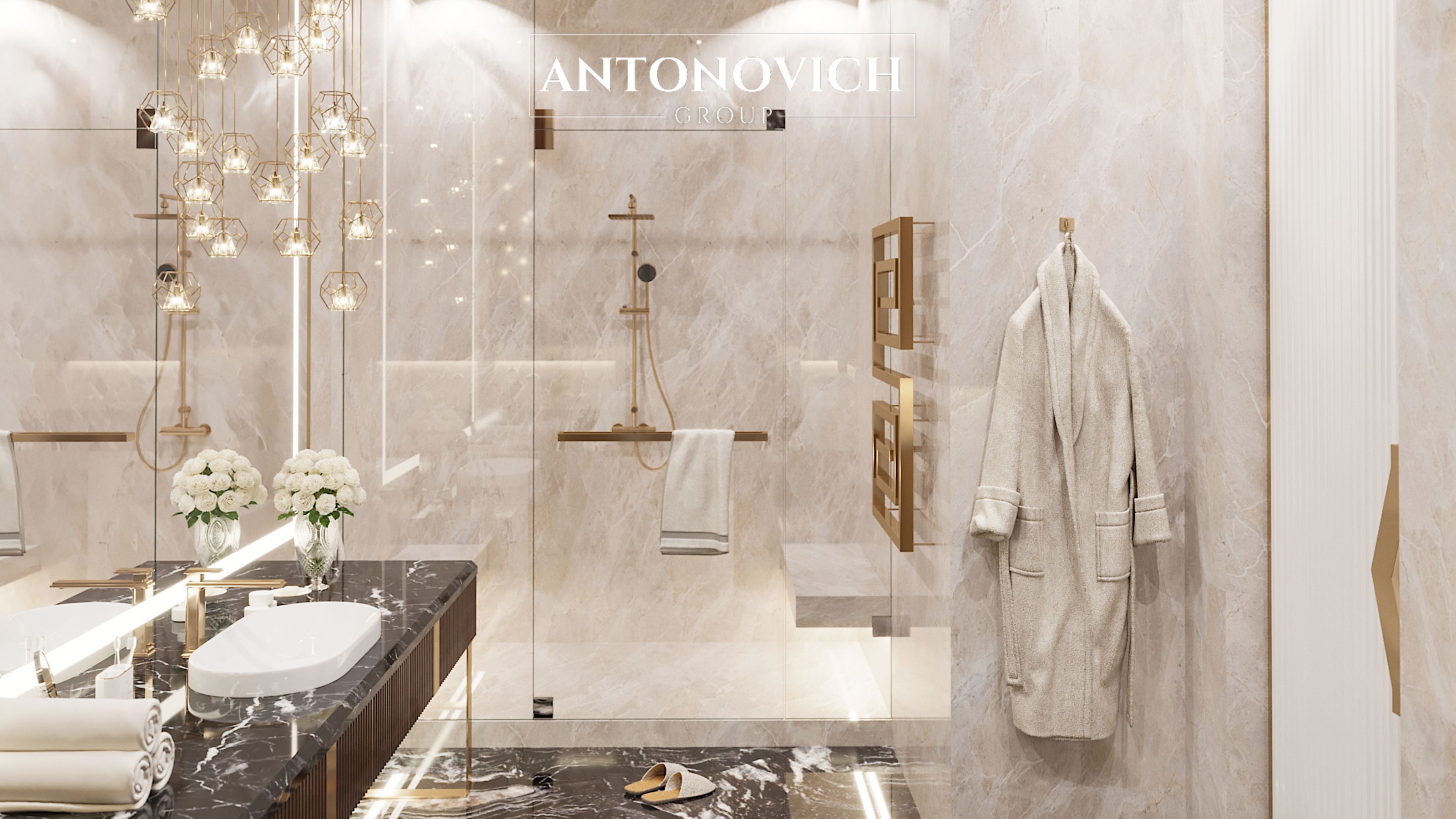 Antonovich Group's Exquisite Bathroom Designs by LUXURY ANTONOVICH ...