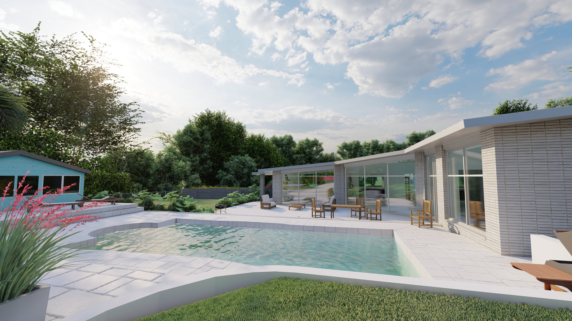 Mid Century Californian Style House by Western Design Architects ...