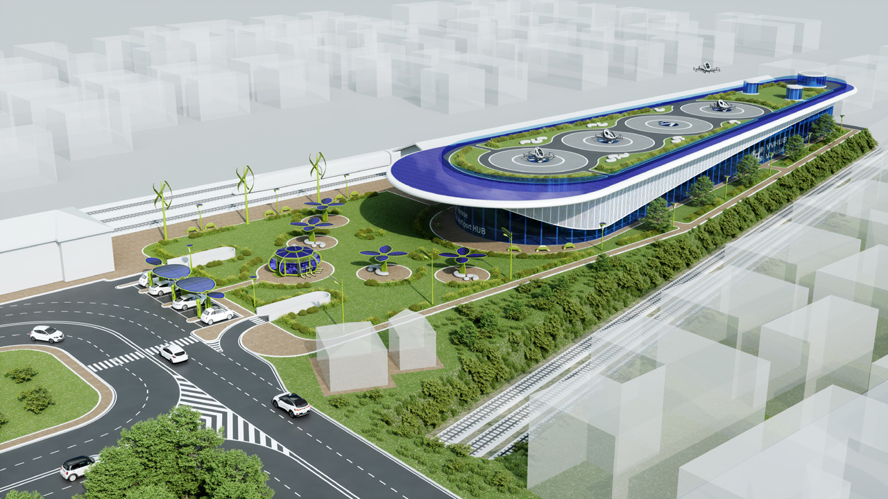 Varese Vertiport HUB by Giancarlo Zema Design Group - Architizer