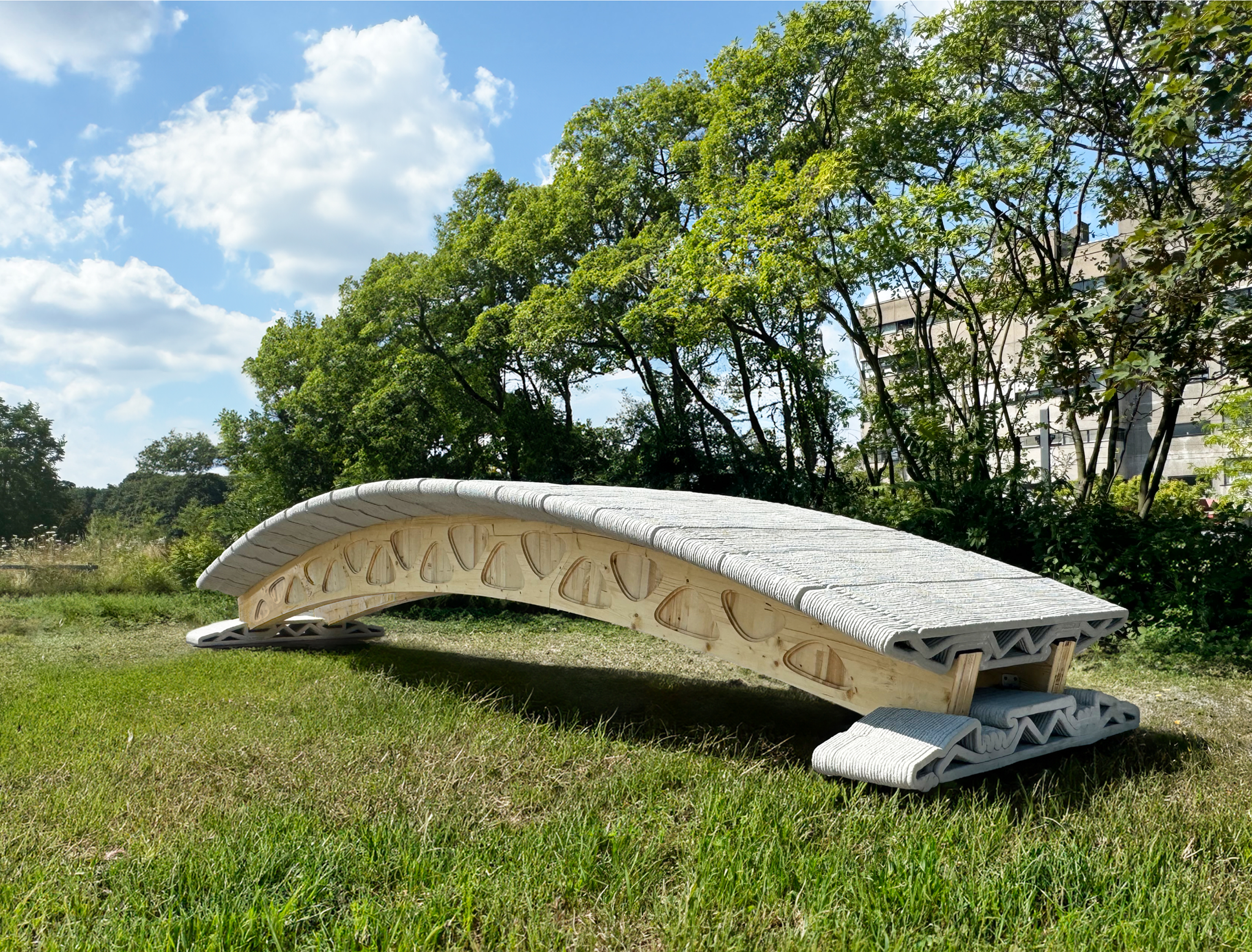 3D-Printed Bridge at the Technical University of Darmstadt by TU ...