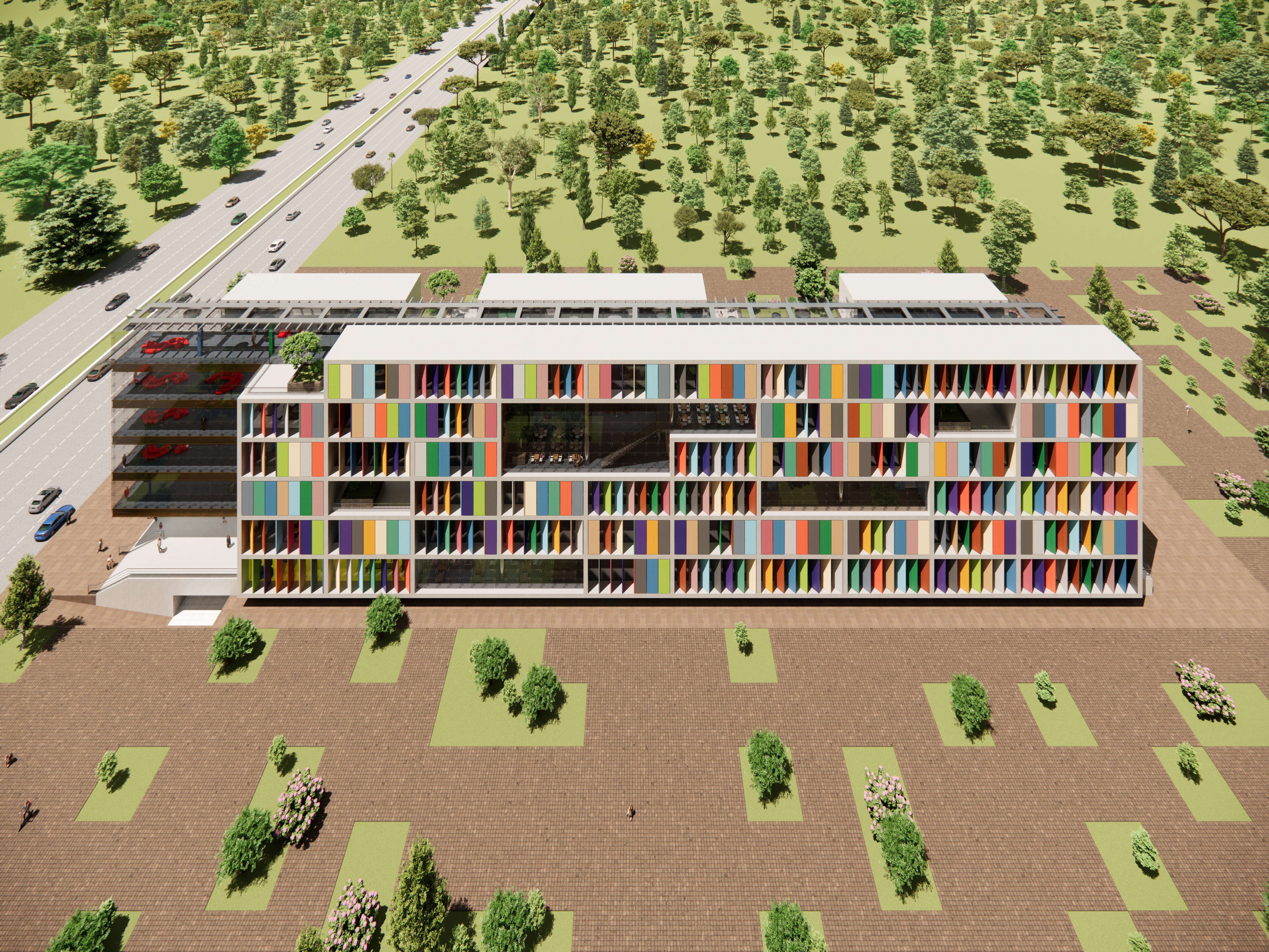 Construction Industry Trade Center by archoffice | architecture ...