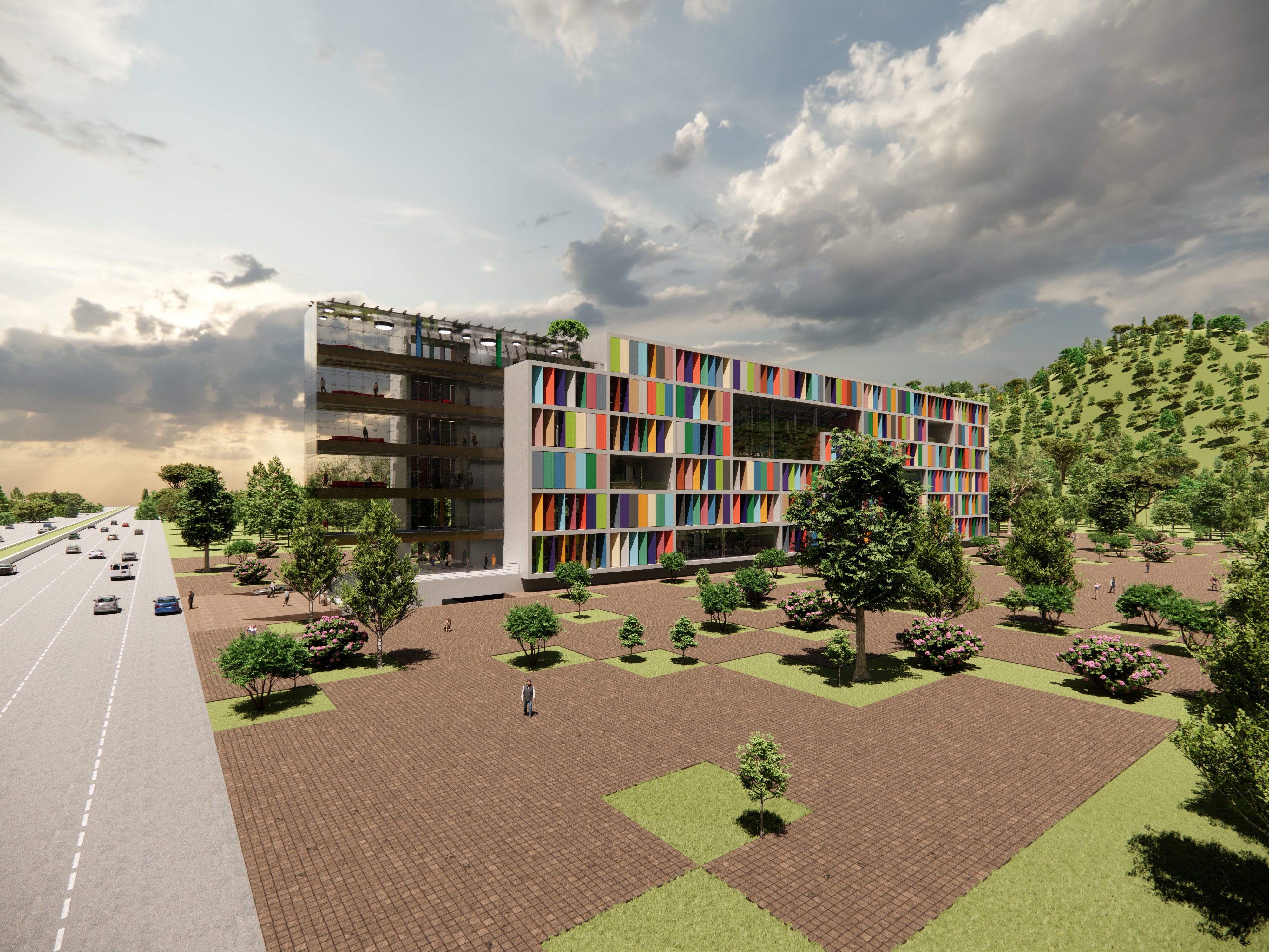 Construction Industry Trade Center by archoffice | architecture ...