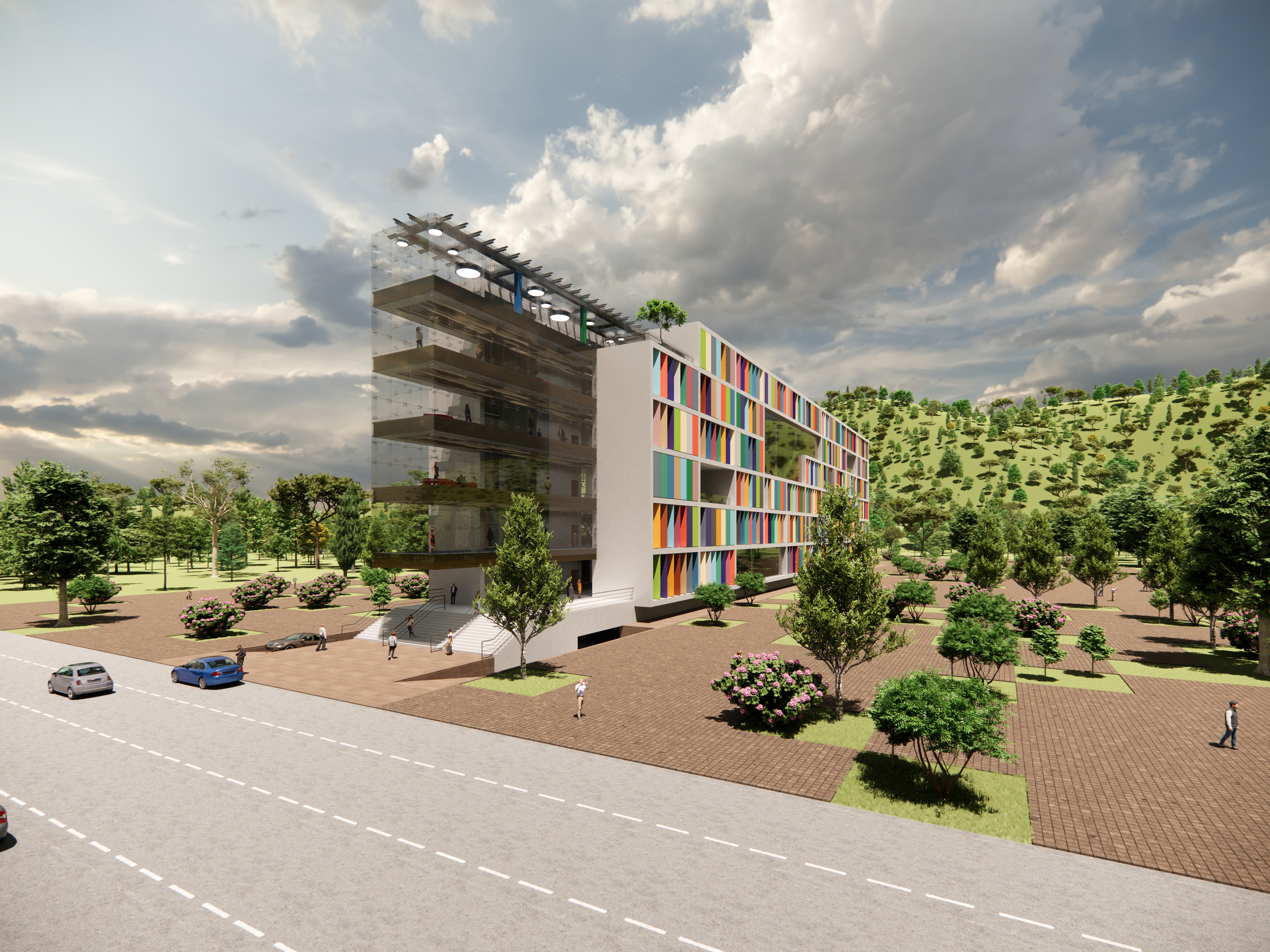 Construction Industry Trade Center by archoffice | architecture ...