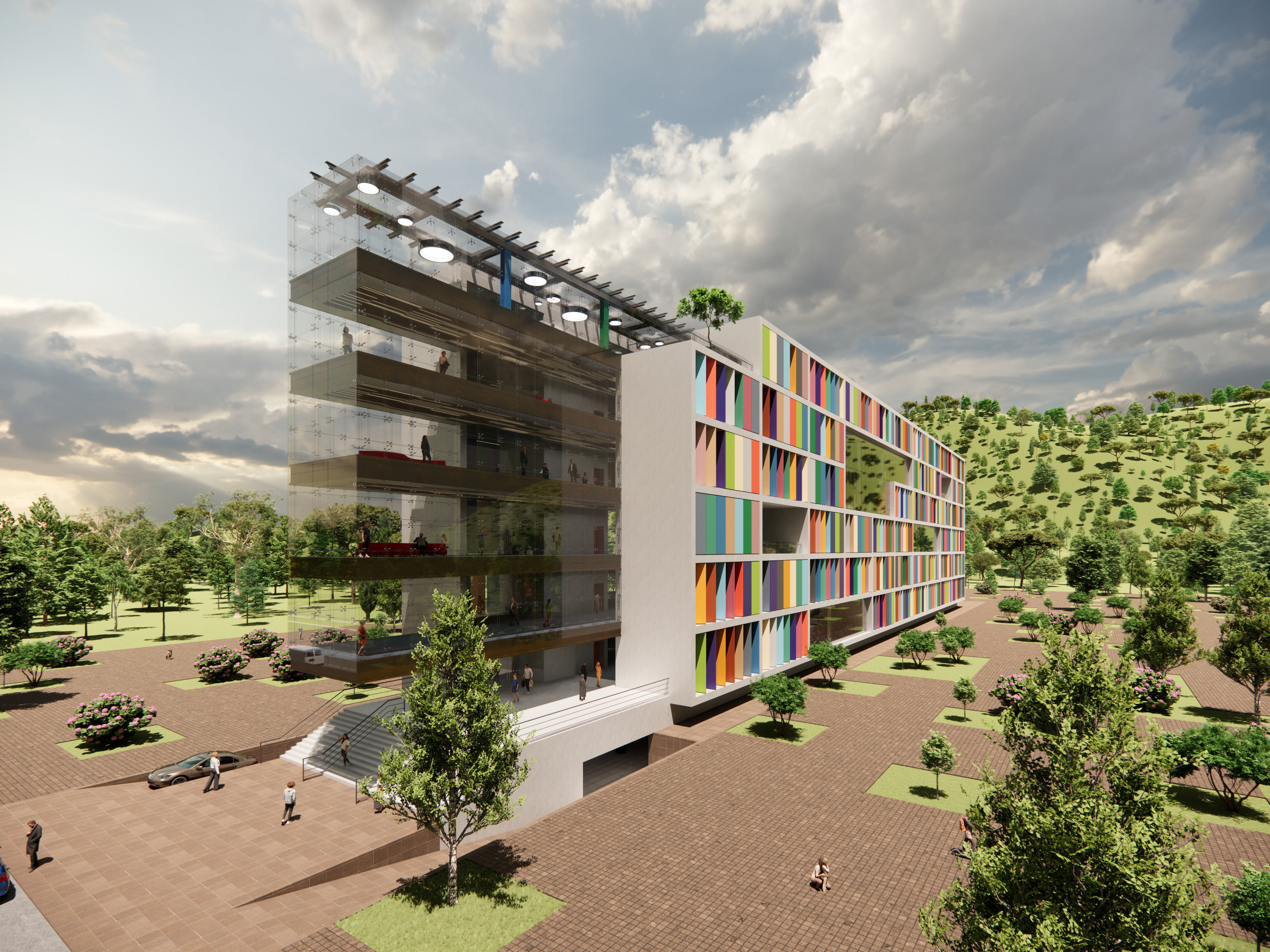 Construction Industry Trade Center by archoffice | architecture ...