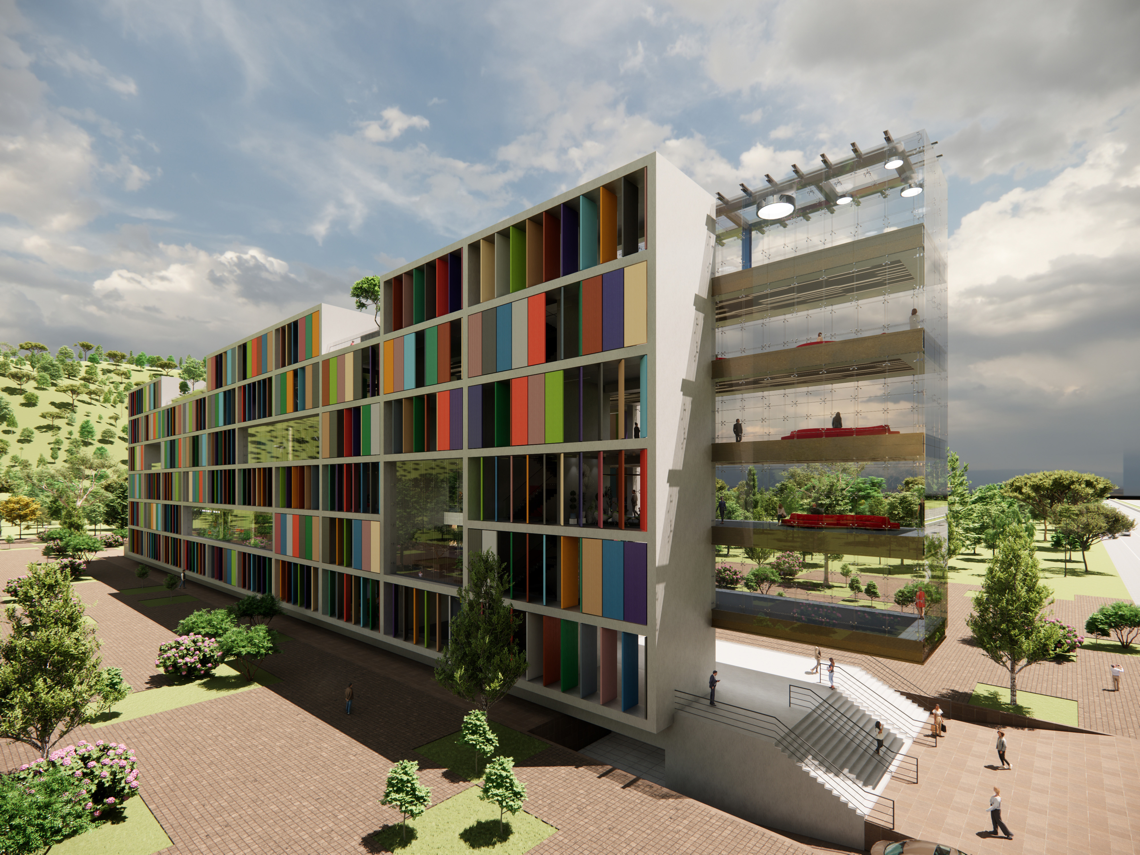 Construction Industry Trade Center by archoffice | architecture ...