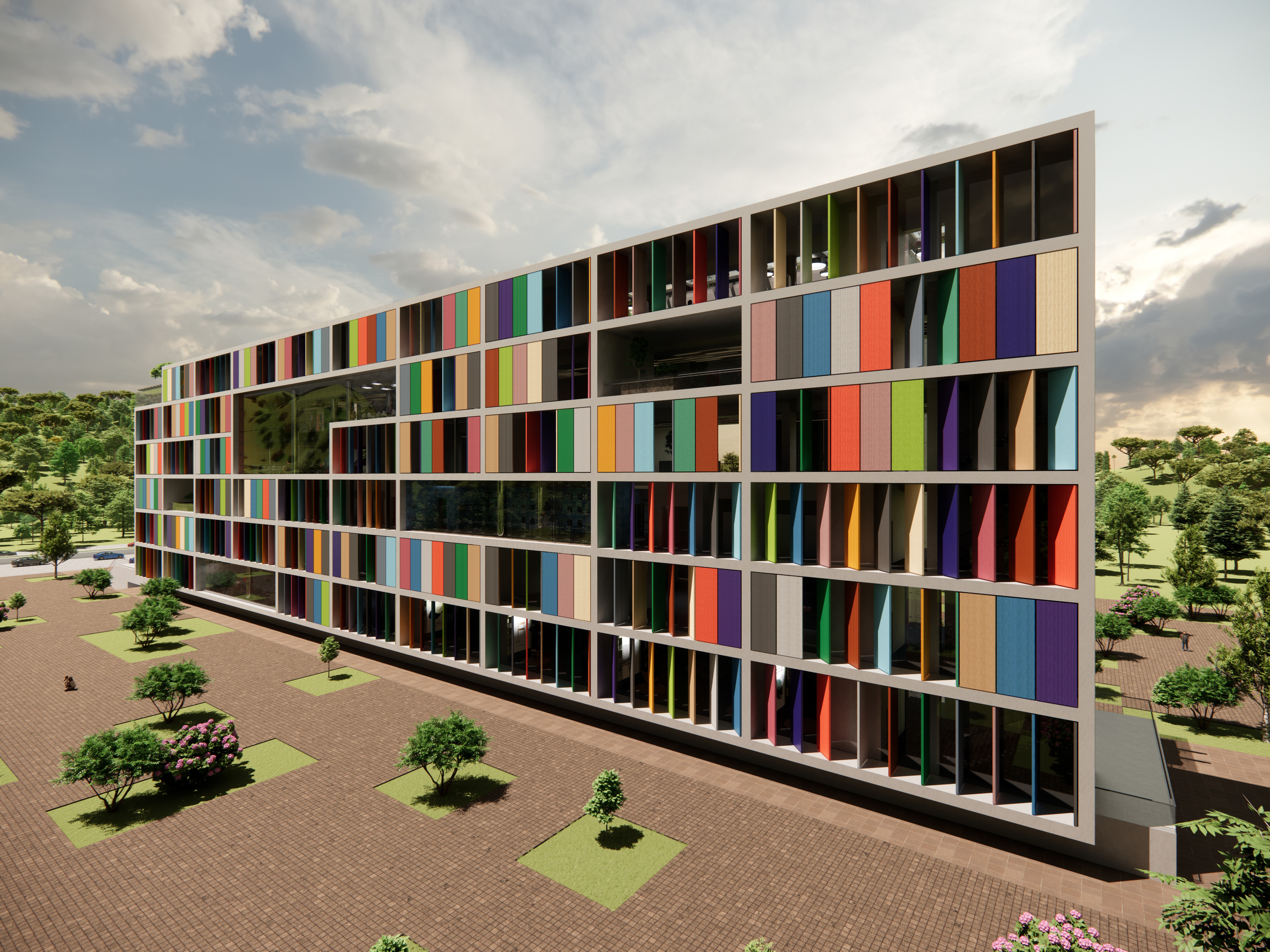 Construction Industry Trade Center by archoffice | architecture ...